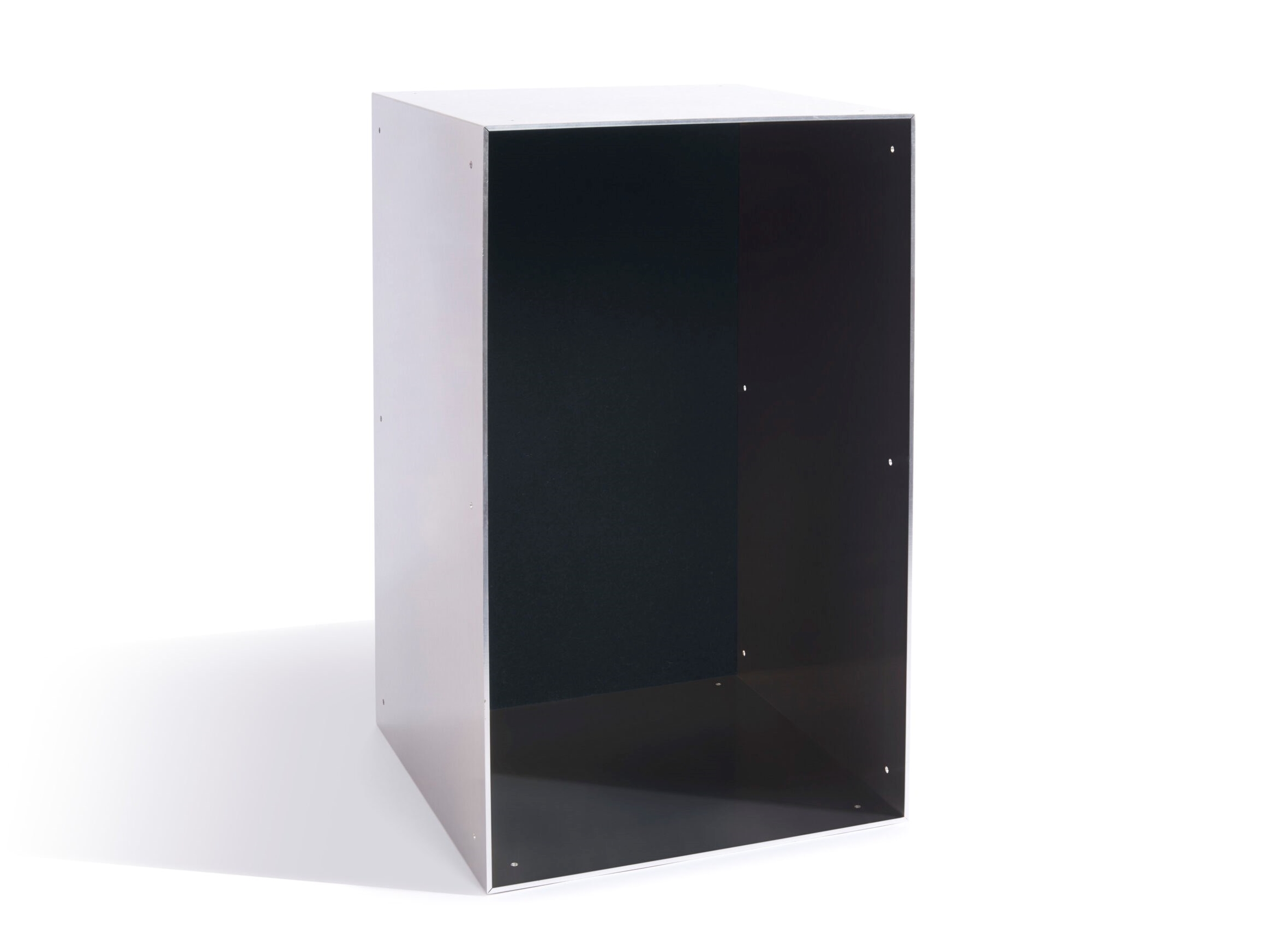 TOTEM Open aluminium wall cabinet By Atelier Belge