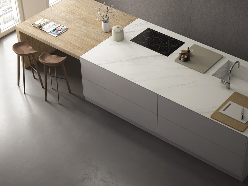 TOUCHÉ MDi Countertop, furniture coating, floor and wall cladding By Inalco