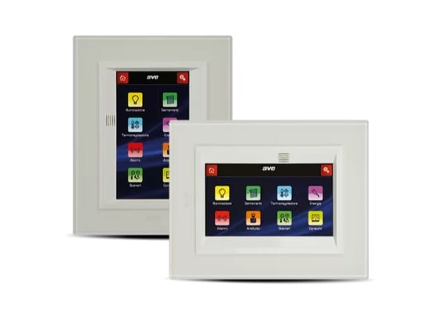 TOUCH SCREEN AND WEB SERVER building automation system interface By AVE