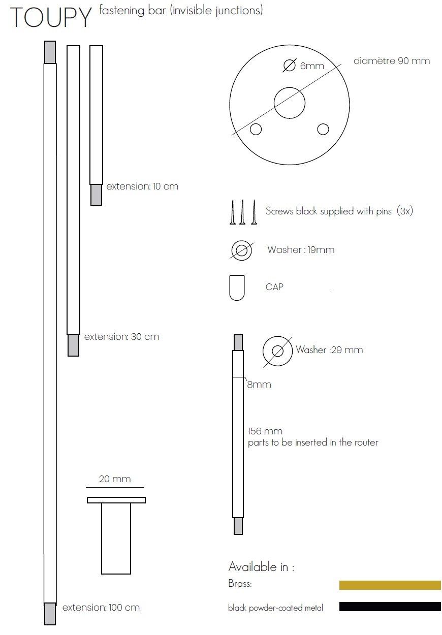 TOUPY | Nero Marquina marble pin tray By MADEMOISELLE JO