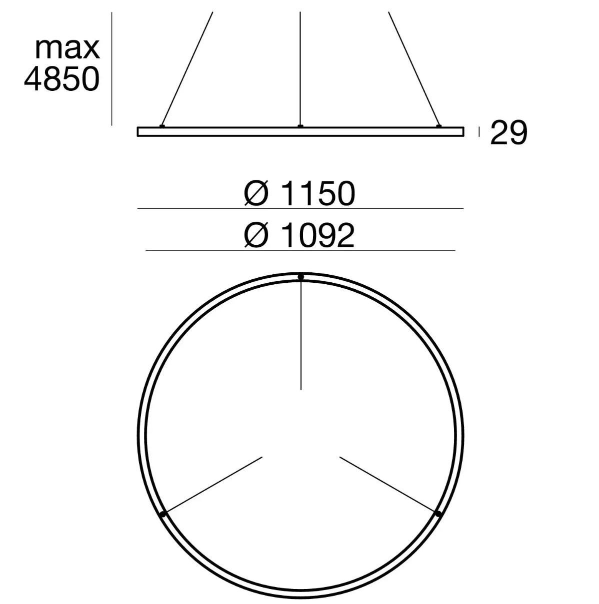 TOUR SLIM Pendelleuchte By Linea Light Group