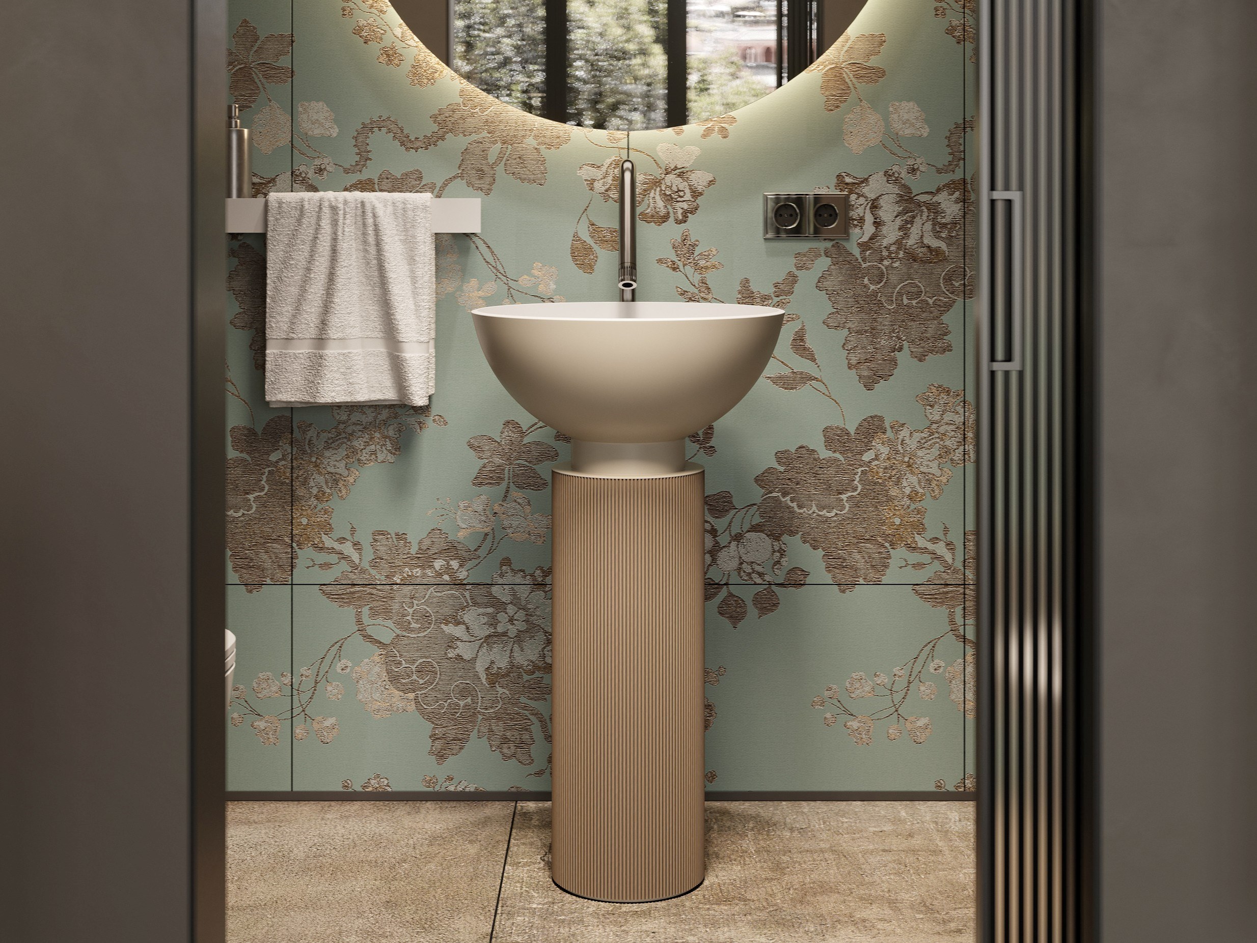 TOWER LAMP Washbasin By MOMA Design