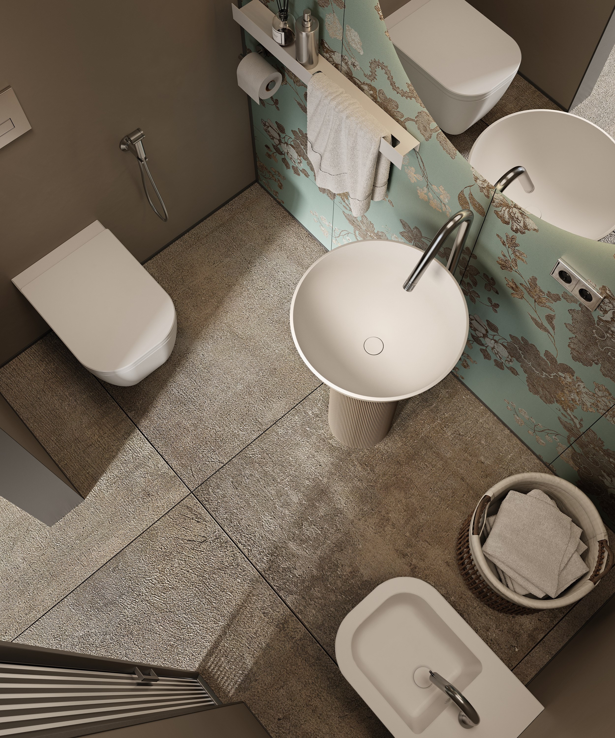 TOWER LAMP Washbasin By MOMA Design