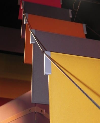 Hanging acoustic panel TRA By Caimi Brevetti design Marc Sadler