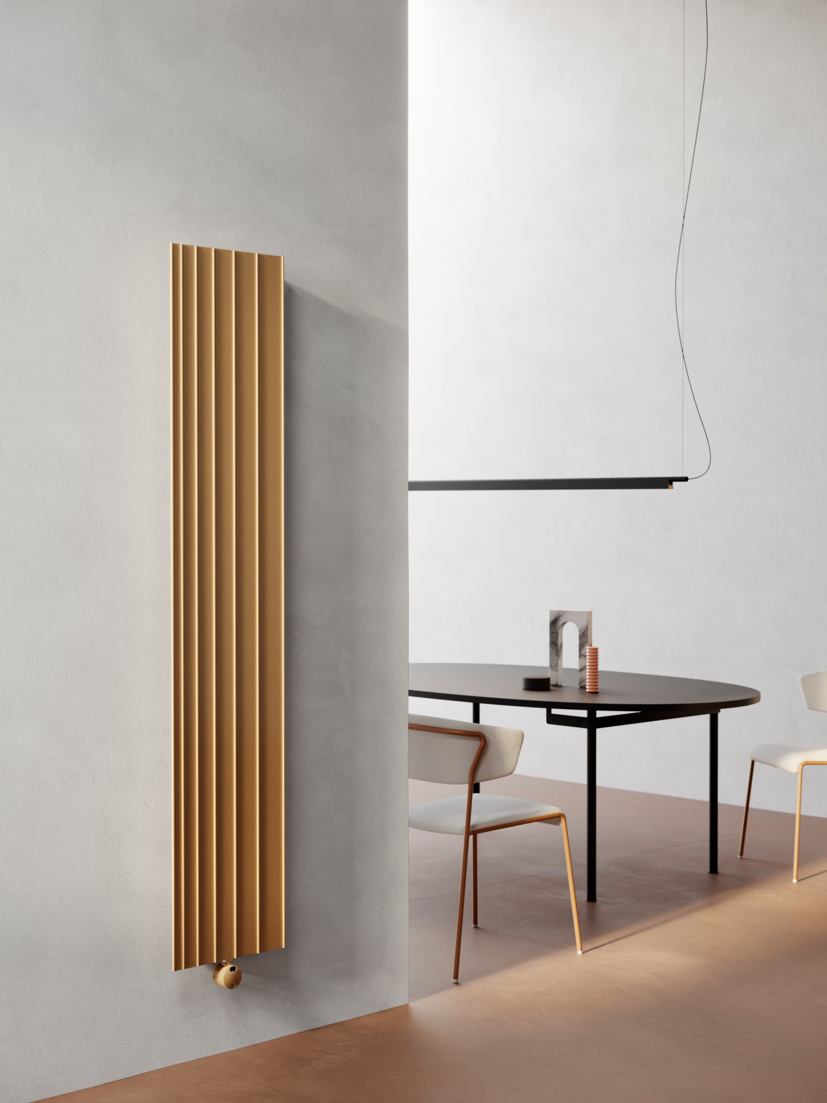 TRACCIA decorative radiator By Caleido design Jean-Michel Wilmotte