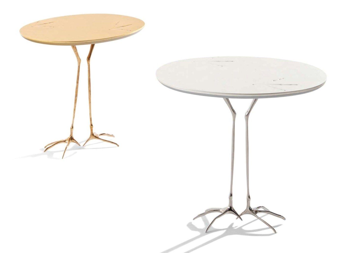 TRACCIA Oval high side table By Cassina | design Meret Oppenheim