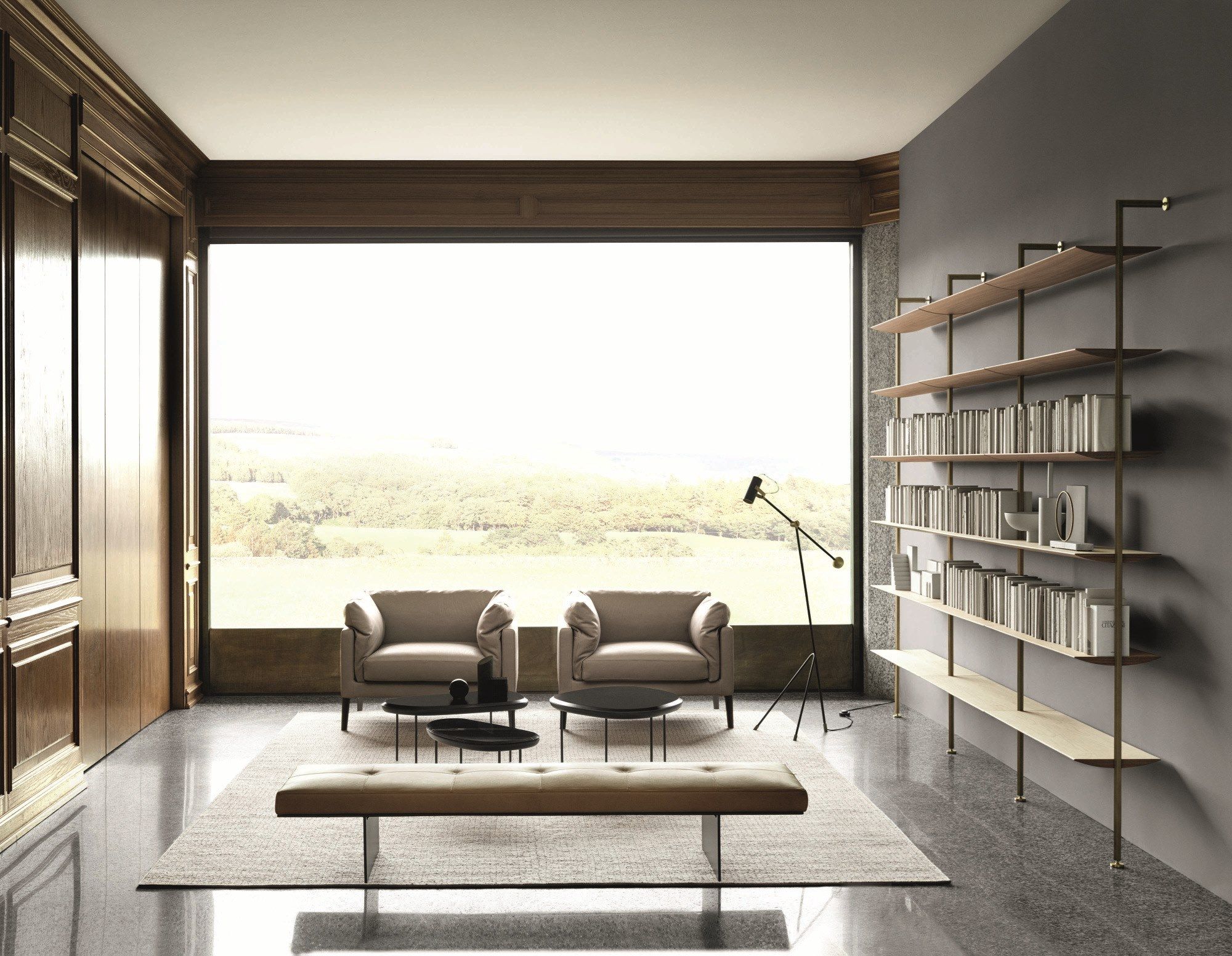 Panca imbottita TRACK - Living Divani