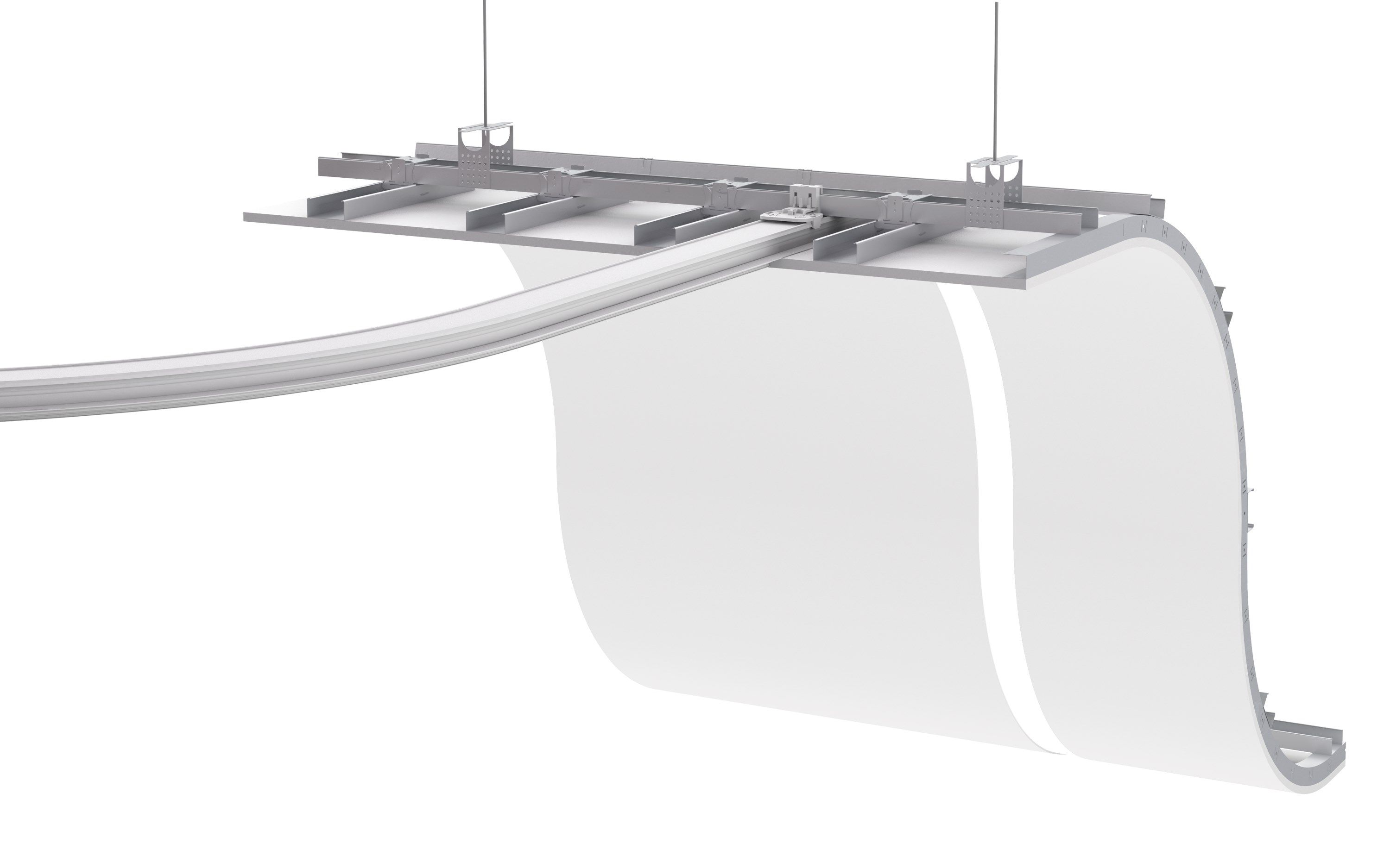 TRACKER Metal linear lighting profile for LED modules By Intra lighting