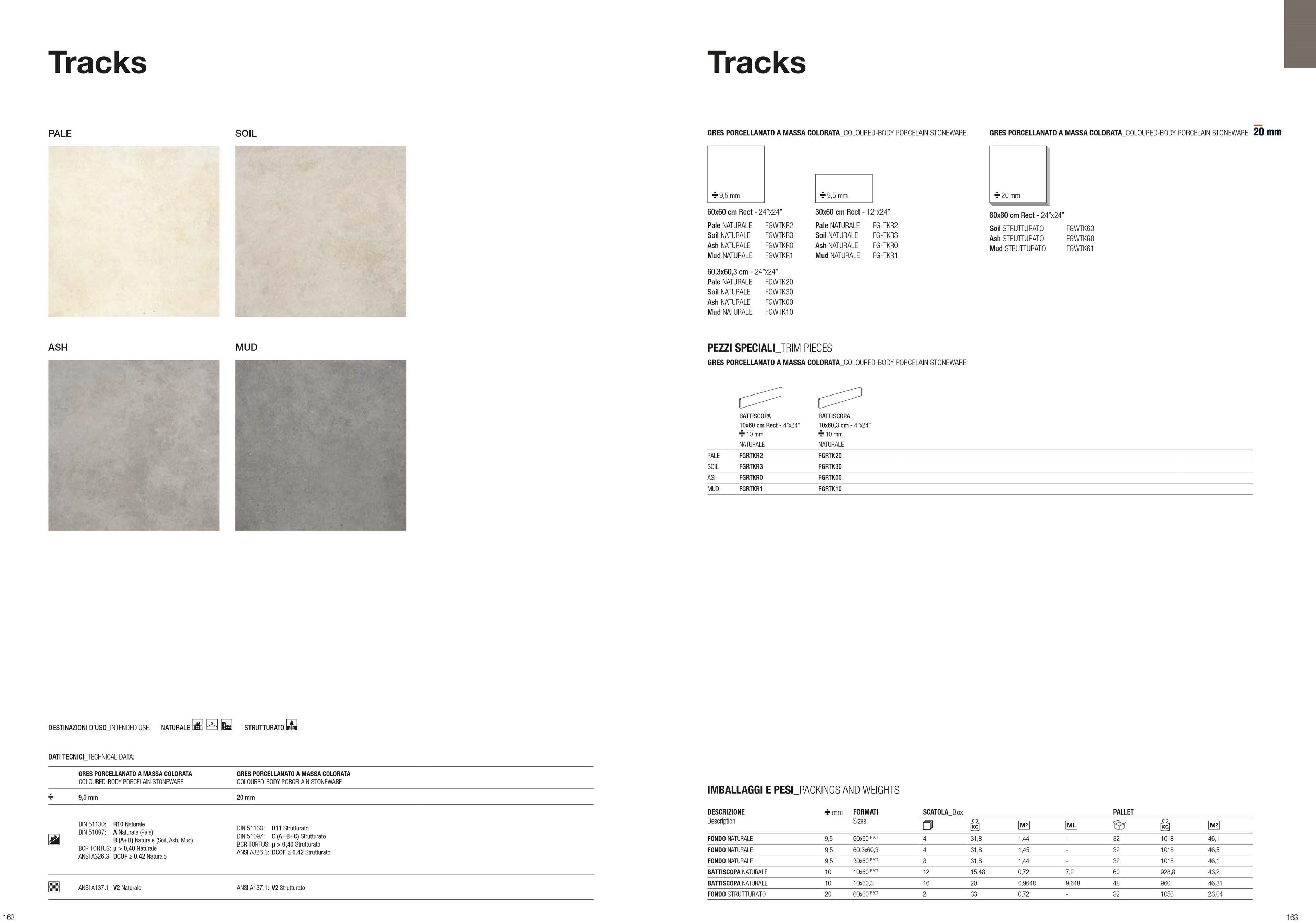 Porcelain stoneware wall/floor tiles with stone effect TRACKS By ...