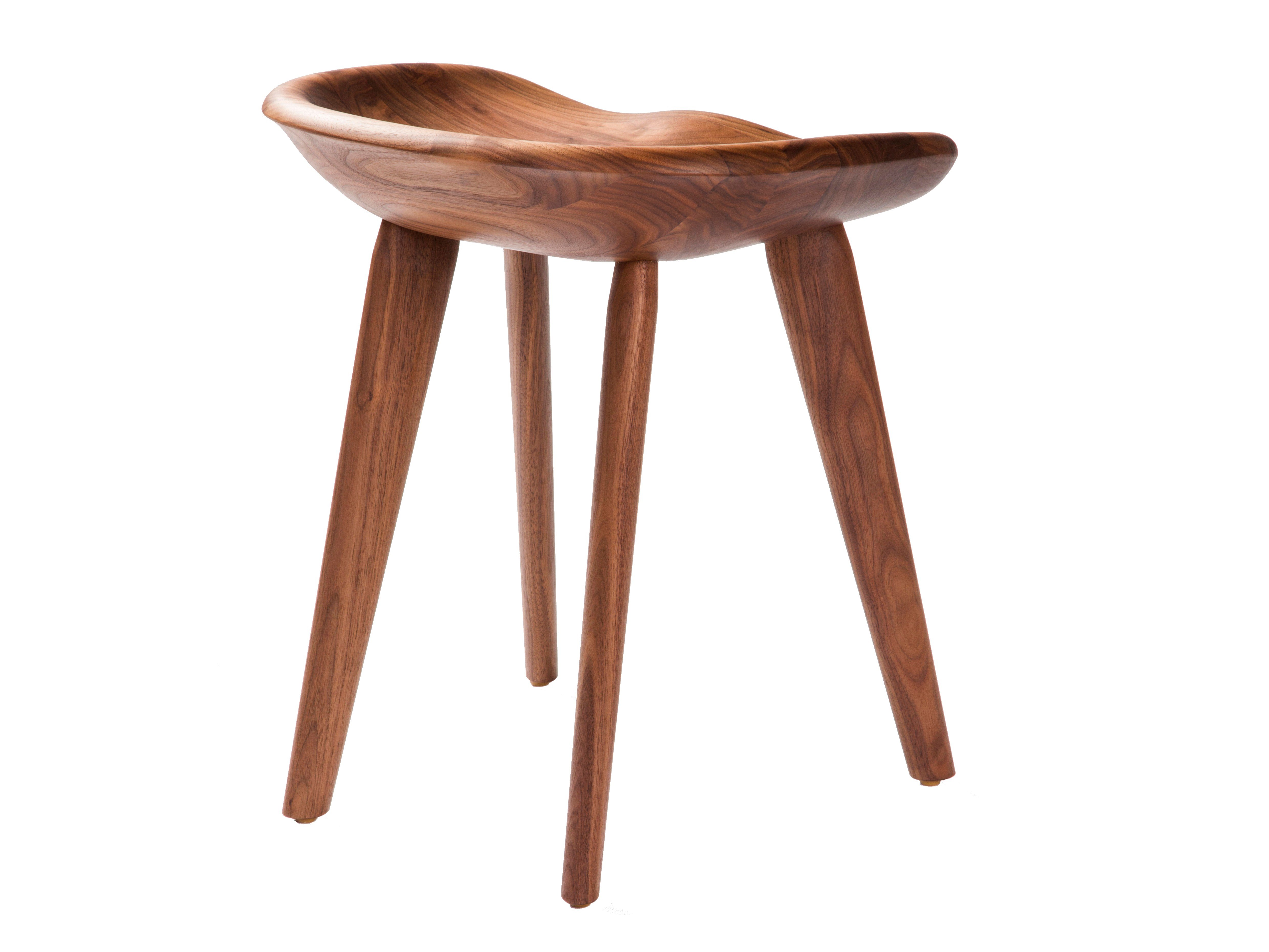 TRACTOR Solid wood stool By BassamFellows | design Craig Bassam