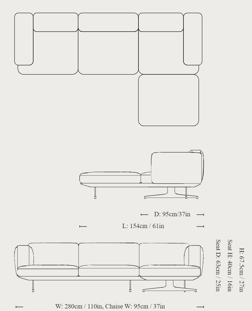 INLAND AV42 Sofa By &Tradition