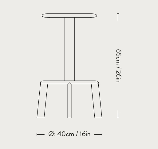 MASSIF AV39/AV40 凳子 By &Tradition