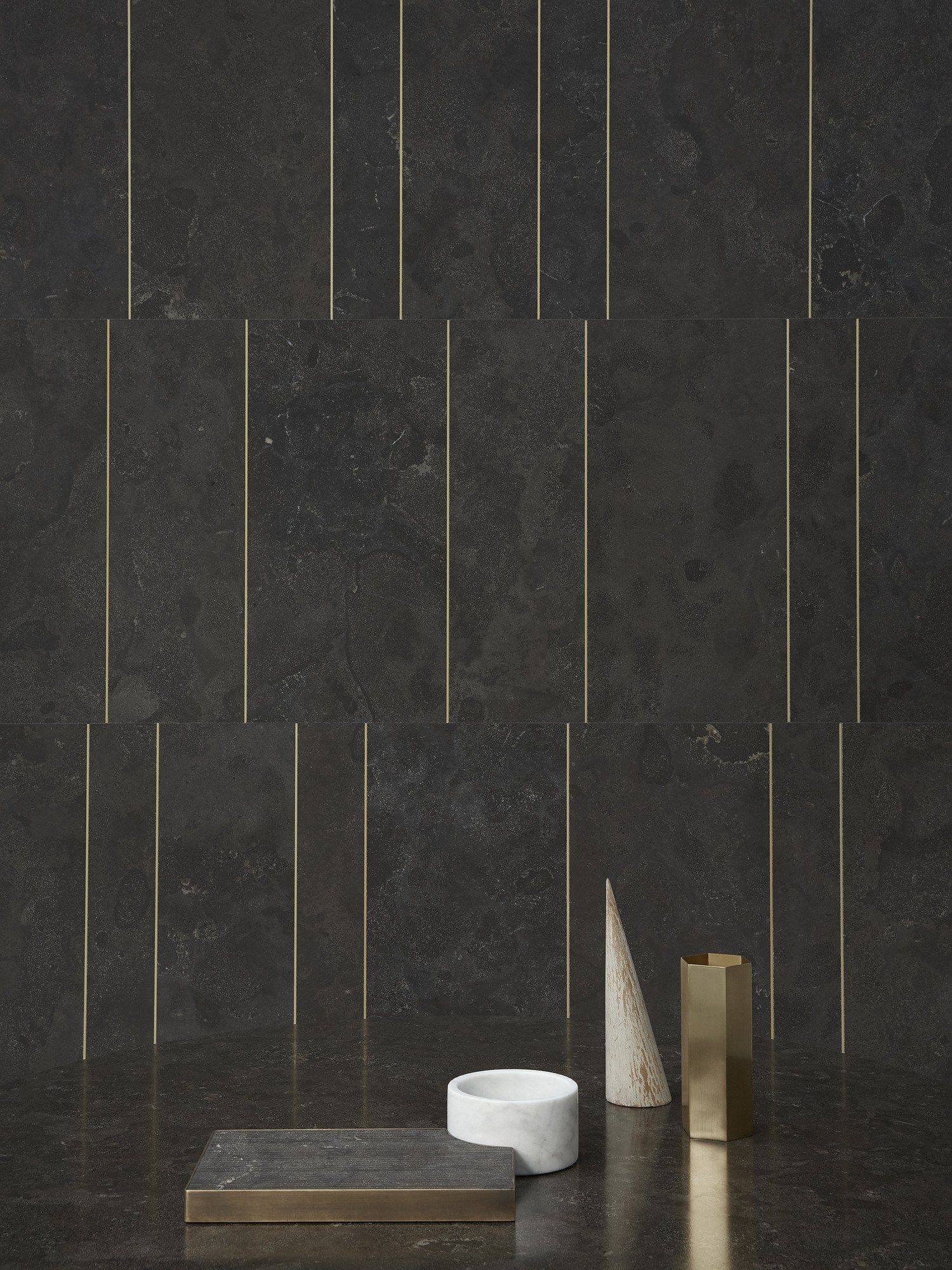 TRATTI Stone wall tiles By Salvatori | design Elisa Ossino