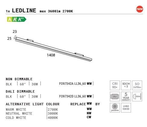LED Track-Light TRAXX MINI 48V TRACK By Orbit