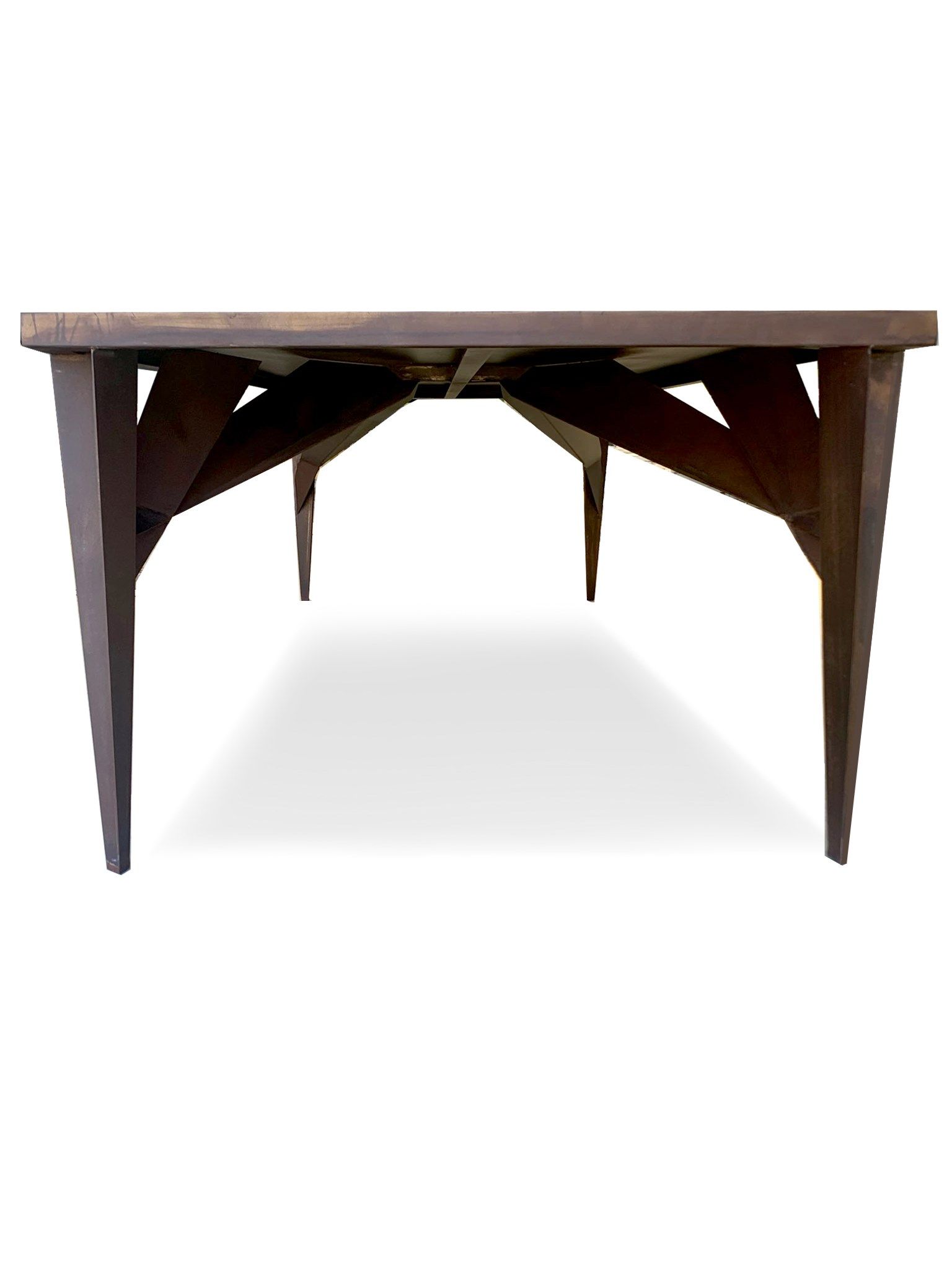 TREE X | Table en Corten™ Table rectangulaire en Corten™ By TrackDesign ...