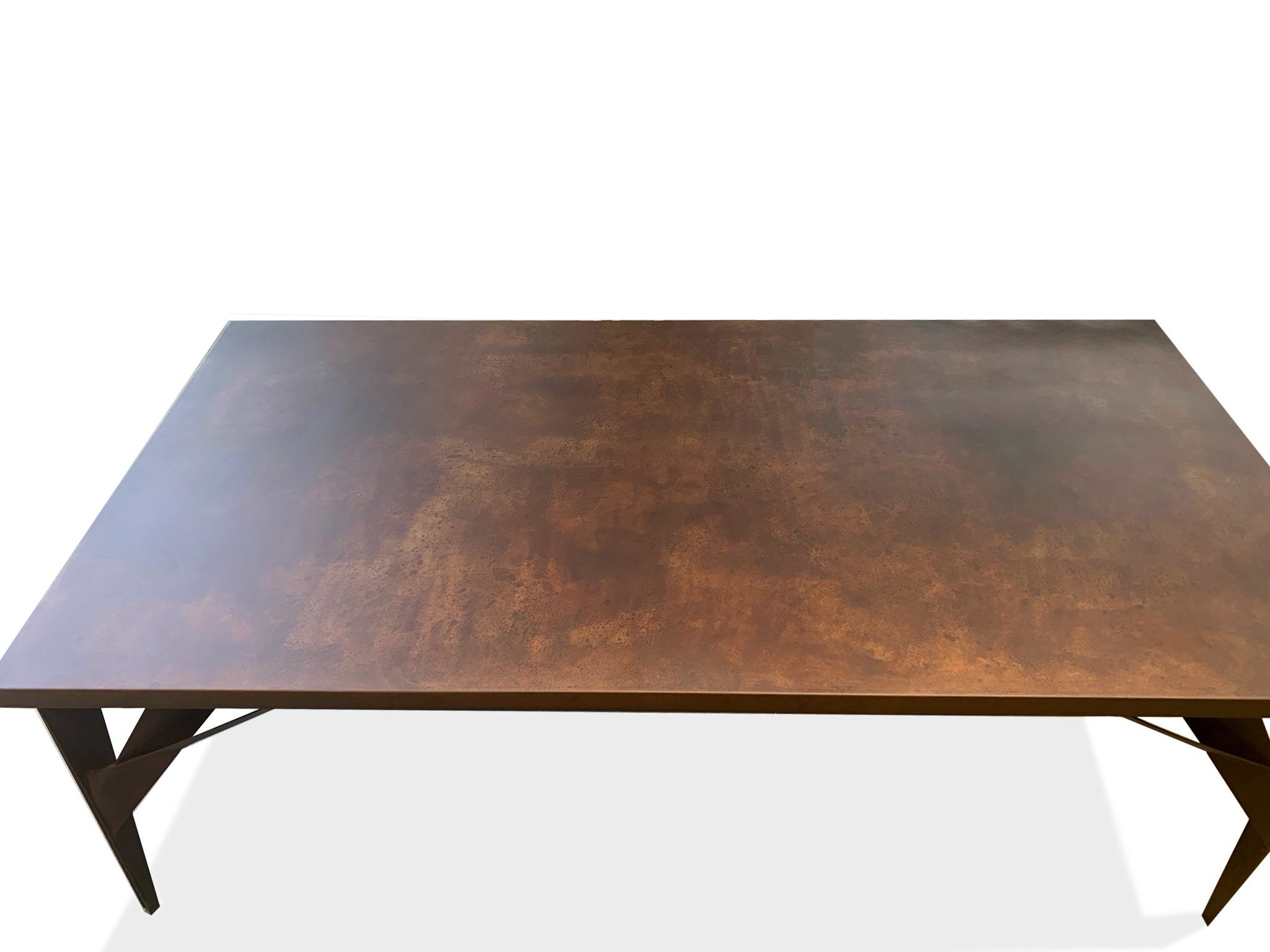 TREE X | Table en Corten™ Table rectangulaire en Corten™ By TrackDesign ...