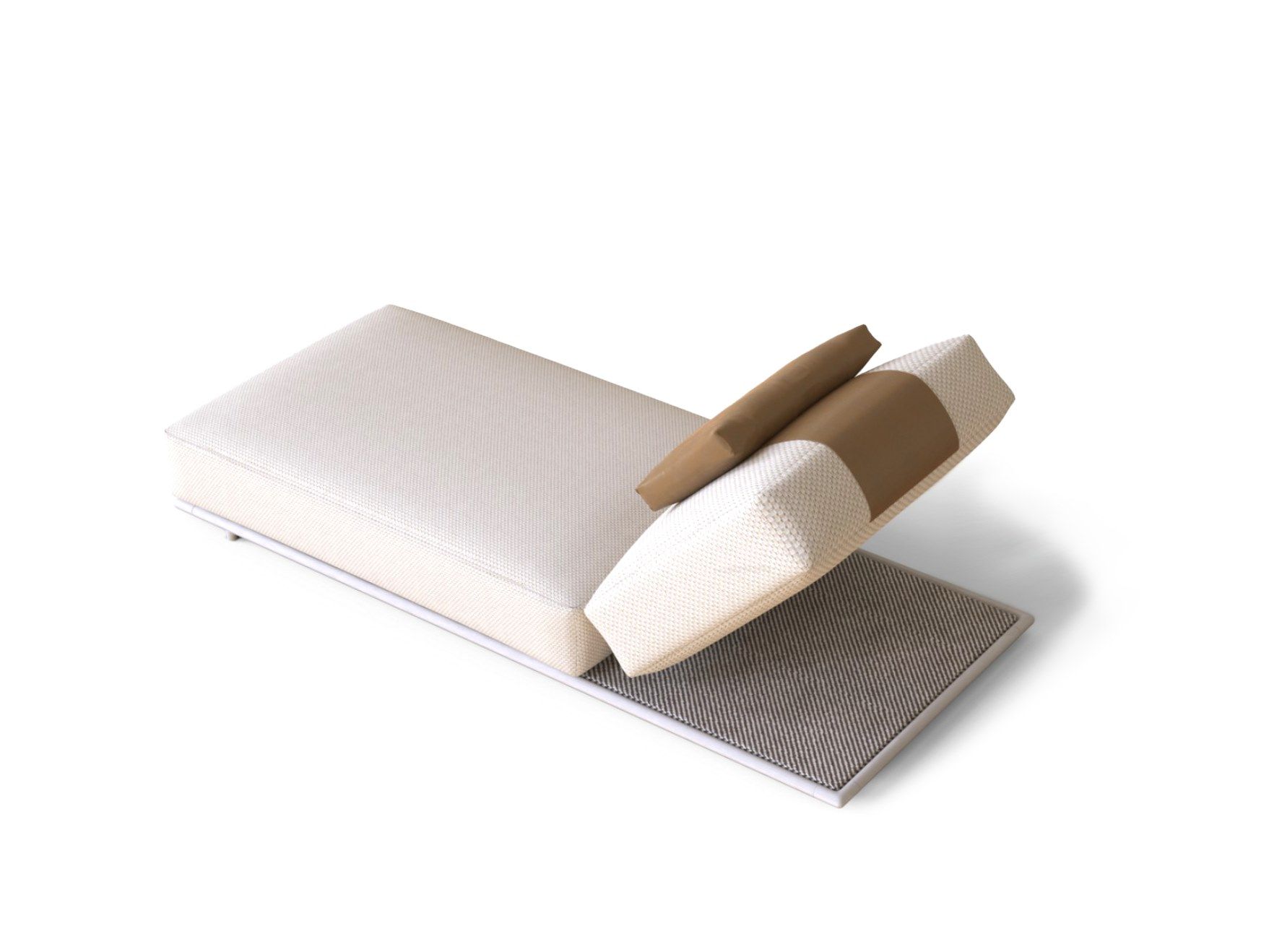 TRESSÉ Fabric sun lounger By Talenti | design Carlo Colombo