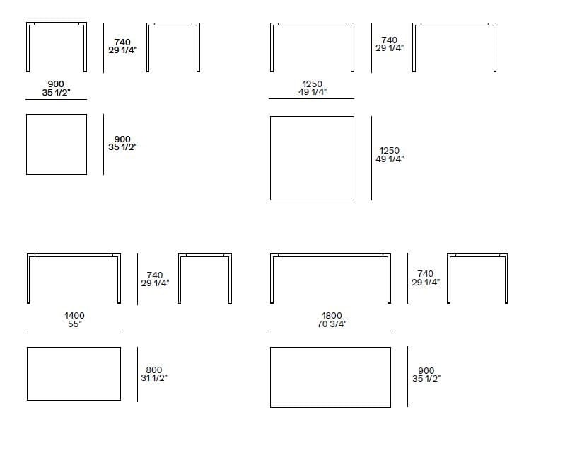 TREVI table By Poliform design Roberto Barbieri