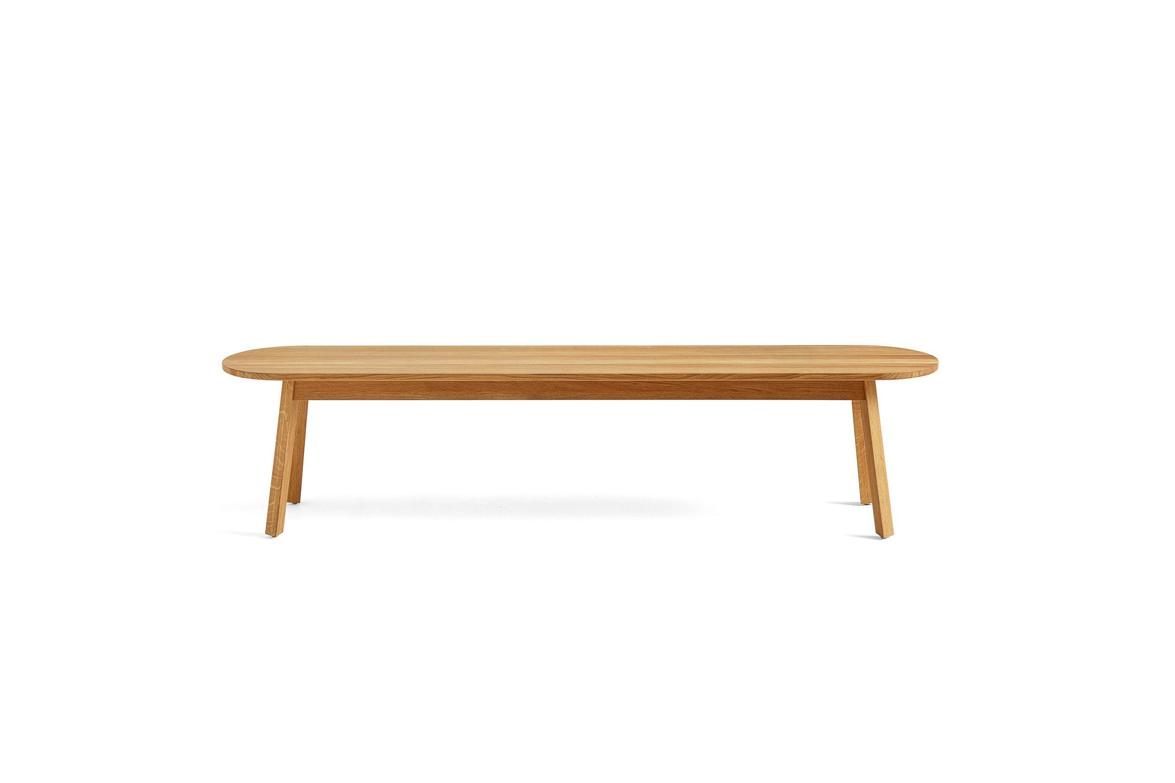 TRIANGLE LEG Oak bench By Hay | design Jones Neville