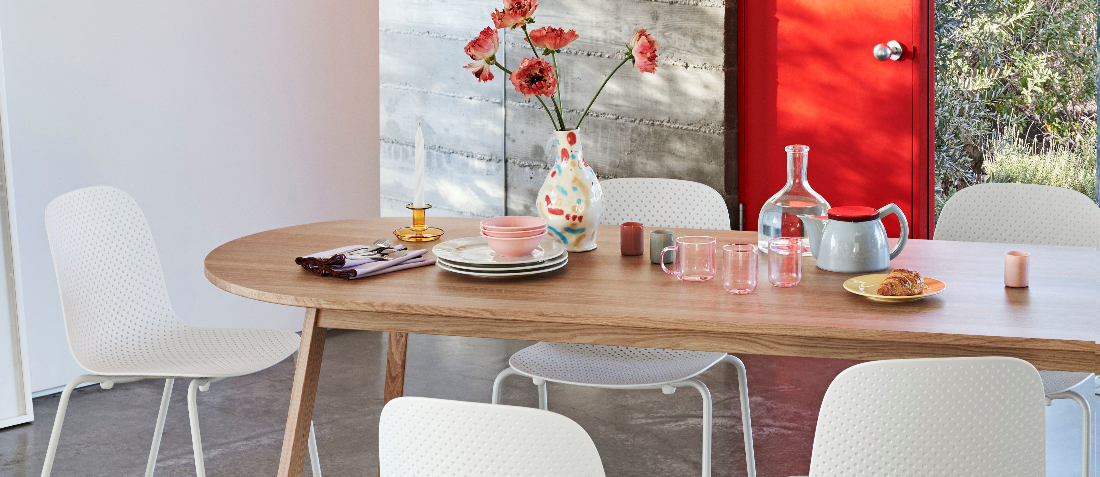 TRIANGLE LEG | Table ovale Collection Triangle Leg By Hay design Simon ...