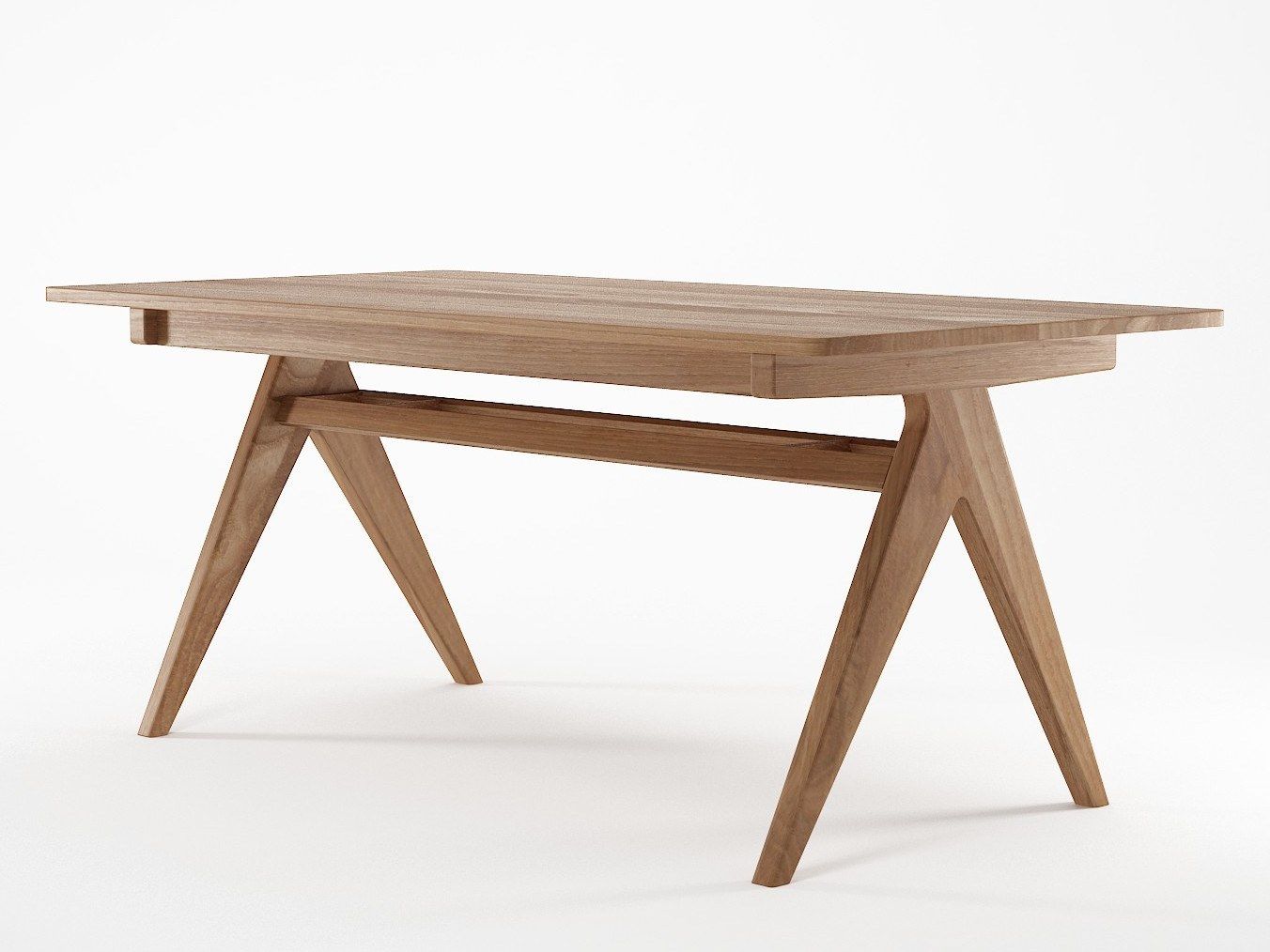 TRIBUTE Rectangular solid wood dining table By KARPENTER | design ...