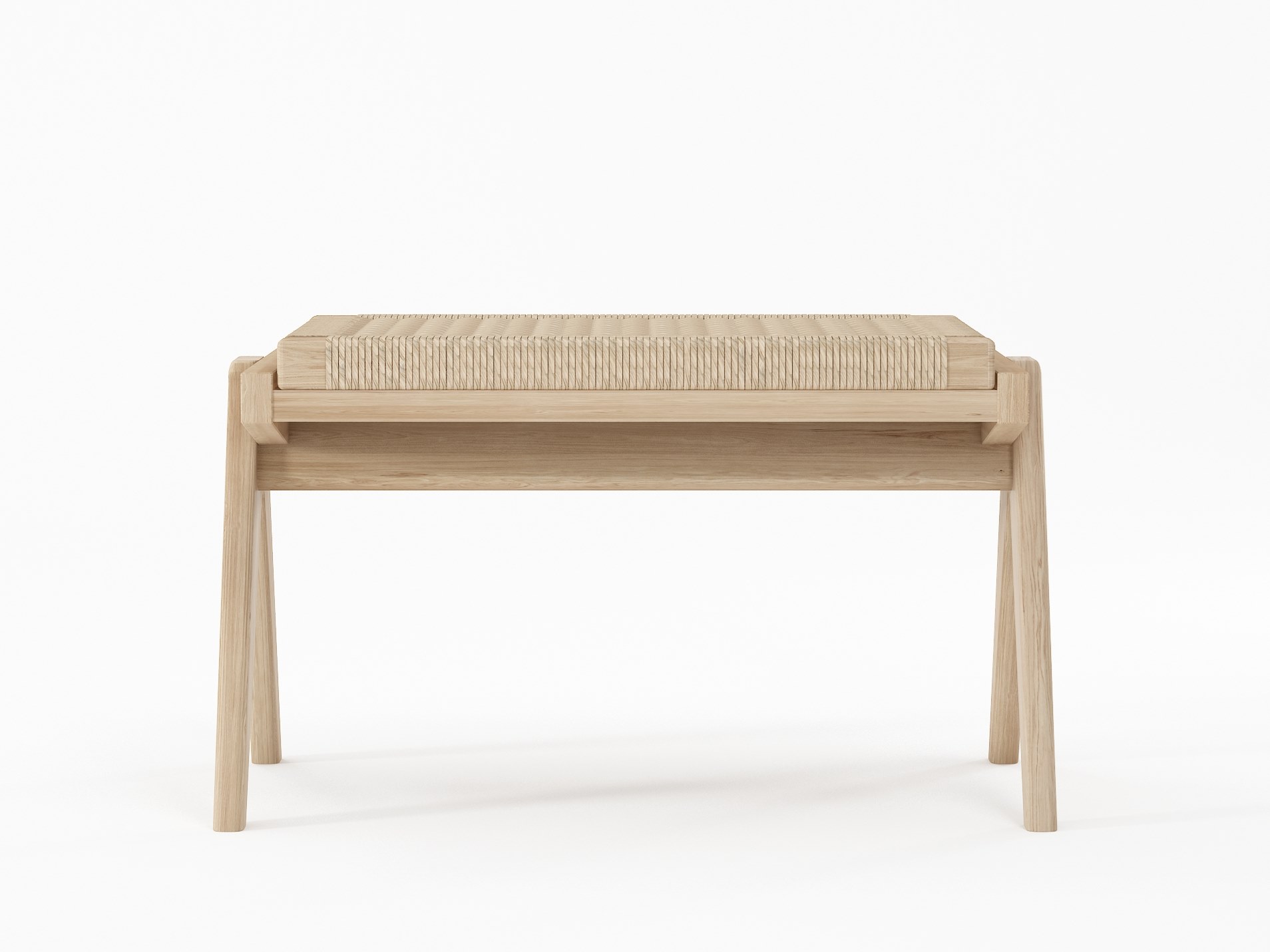 TRIBUTE | Solid wood footstool By KARPENTER design Hugues Revuelta