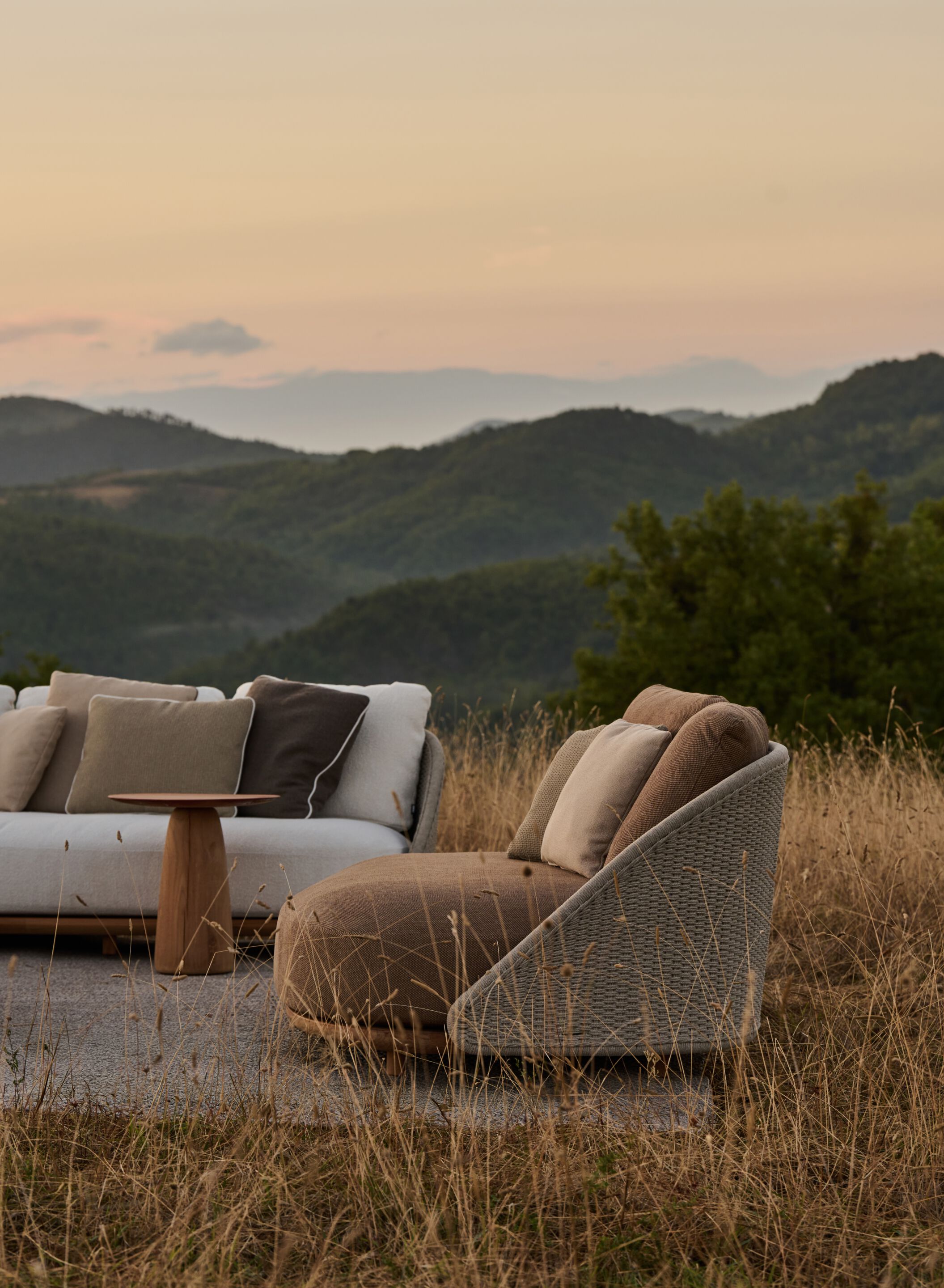 ELIO 2 seater Tricord® garden sofa By TRIBÙ