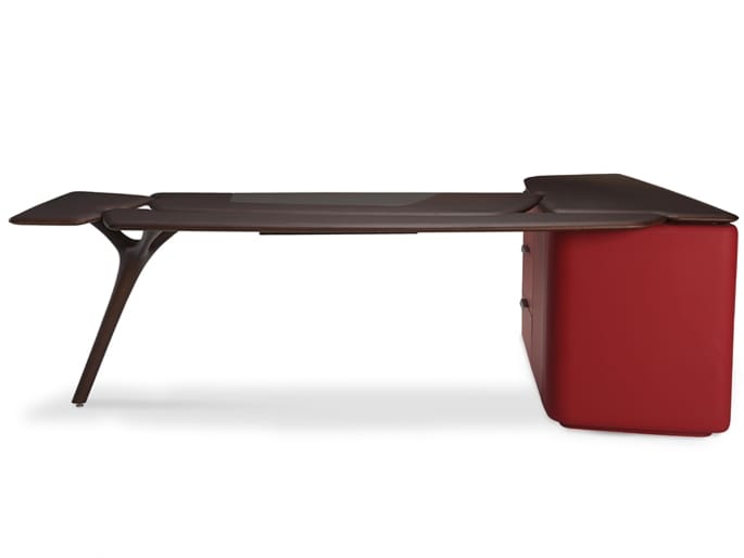 Writing desk with drawers TRIDENT By Now & Future design GOODO Design