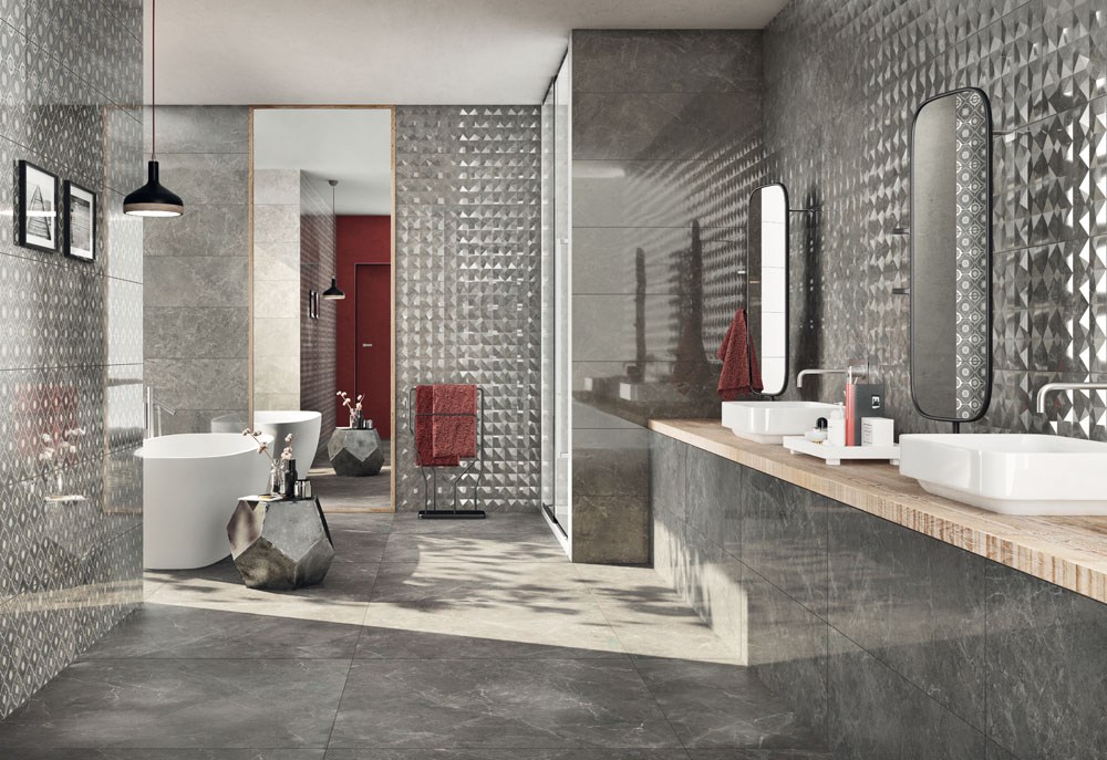 Porcelain stoneware wall tiles / flooring TRILOGY By Panaria Ceramica