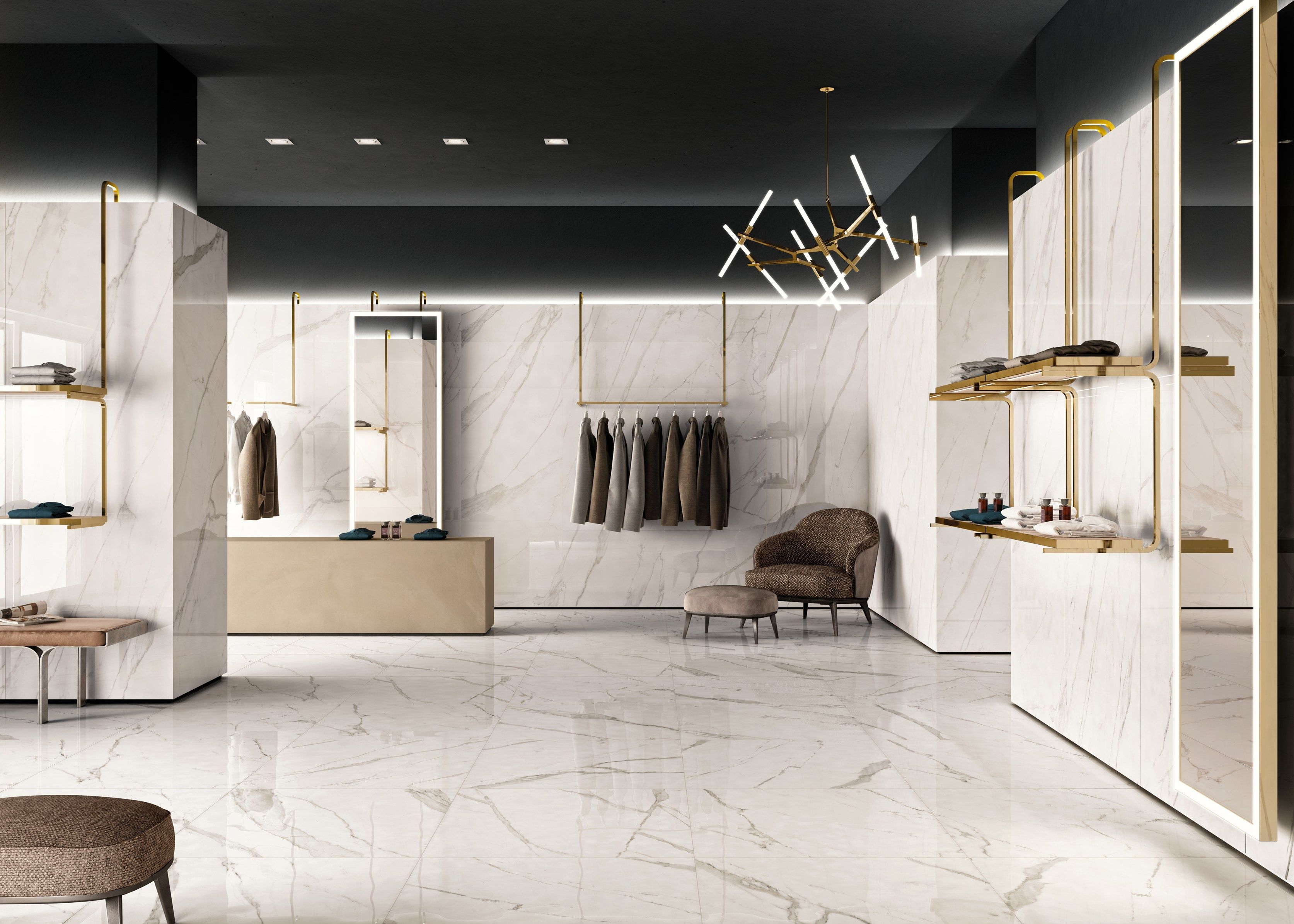 Porcelain stoneware wall tiles / flooring TRILOGY By Panaria Ceramica