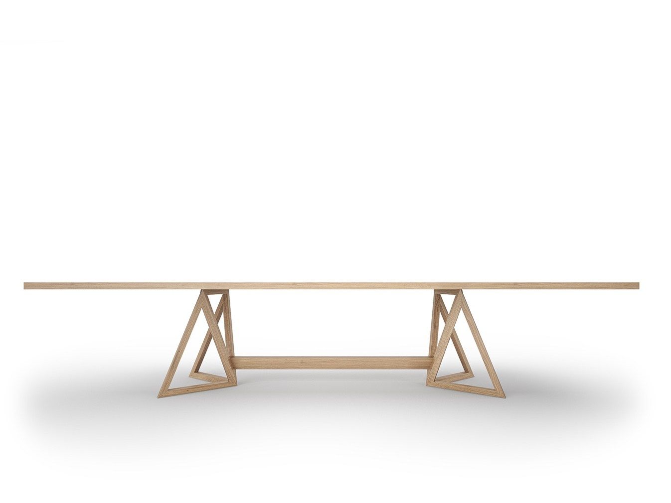 Tavolo / tavolo da riunione in legno massello TRIMUS By Belfakto