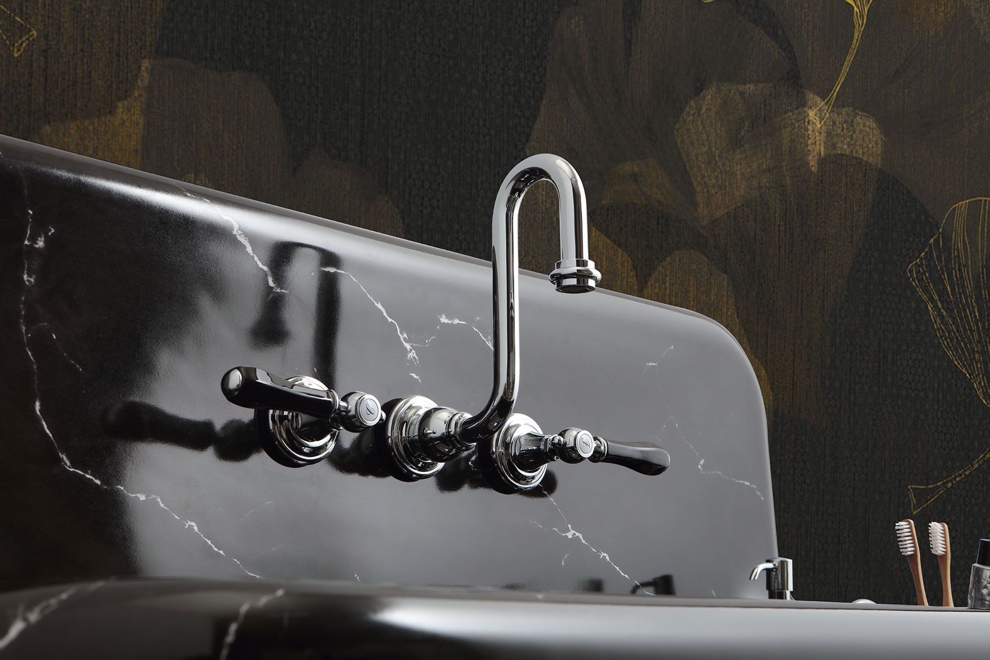 Lavabo rettangolare sospeso in ceramica TRUECOLORS TCL40 - BLEU ...