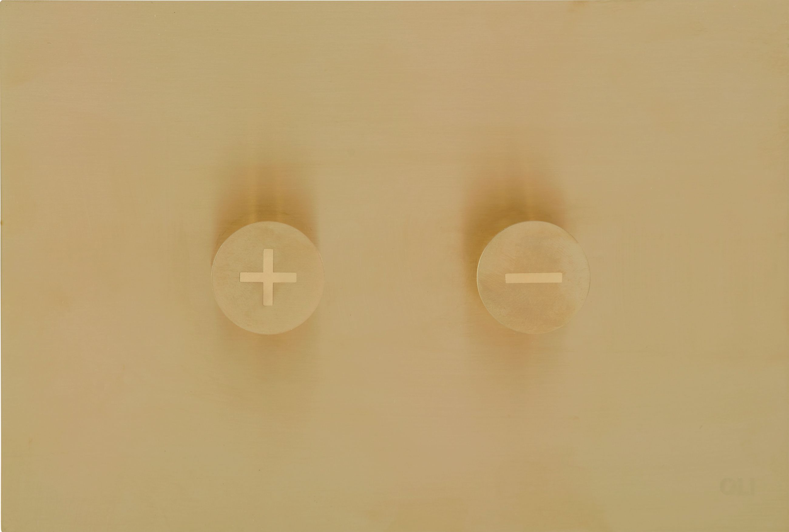 Steel flush plate TRUMPET By OLI design Álvaro Siza Vieira