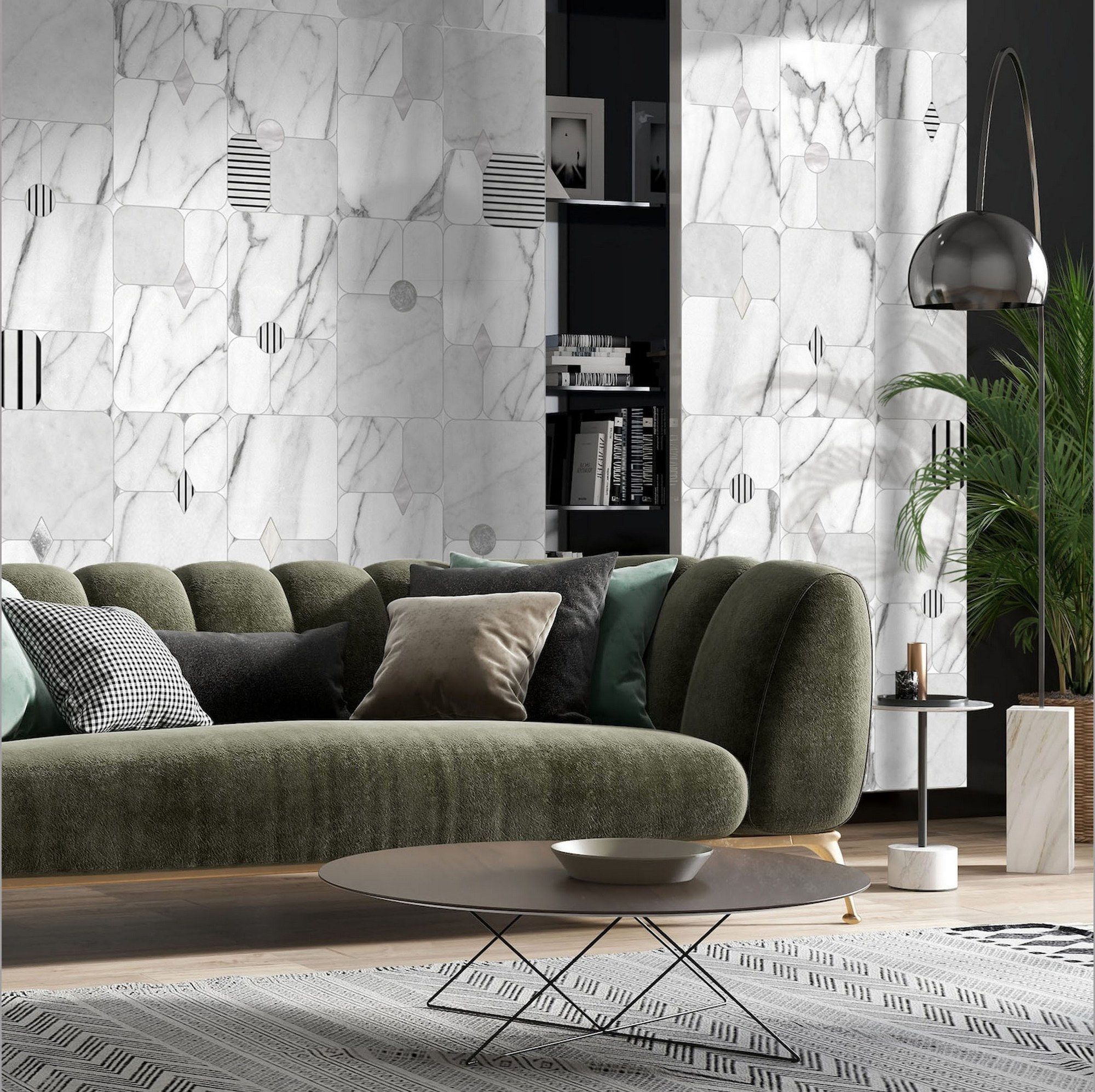 TRÈS CHIC flooring By Lithos Mosaico Italia design Andrea Mighali