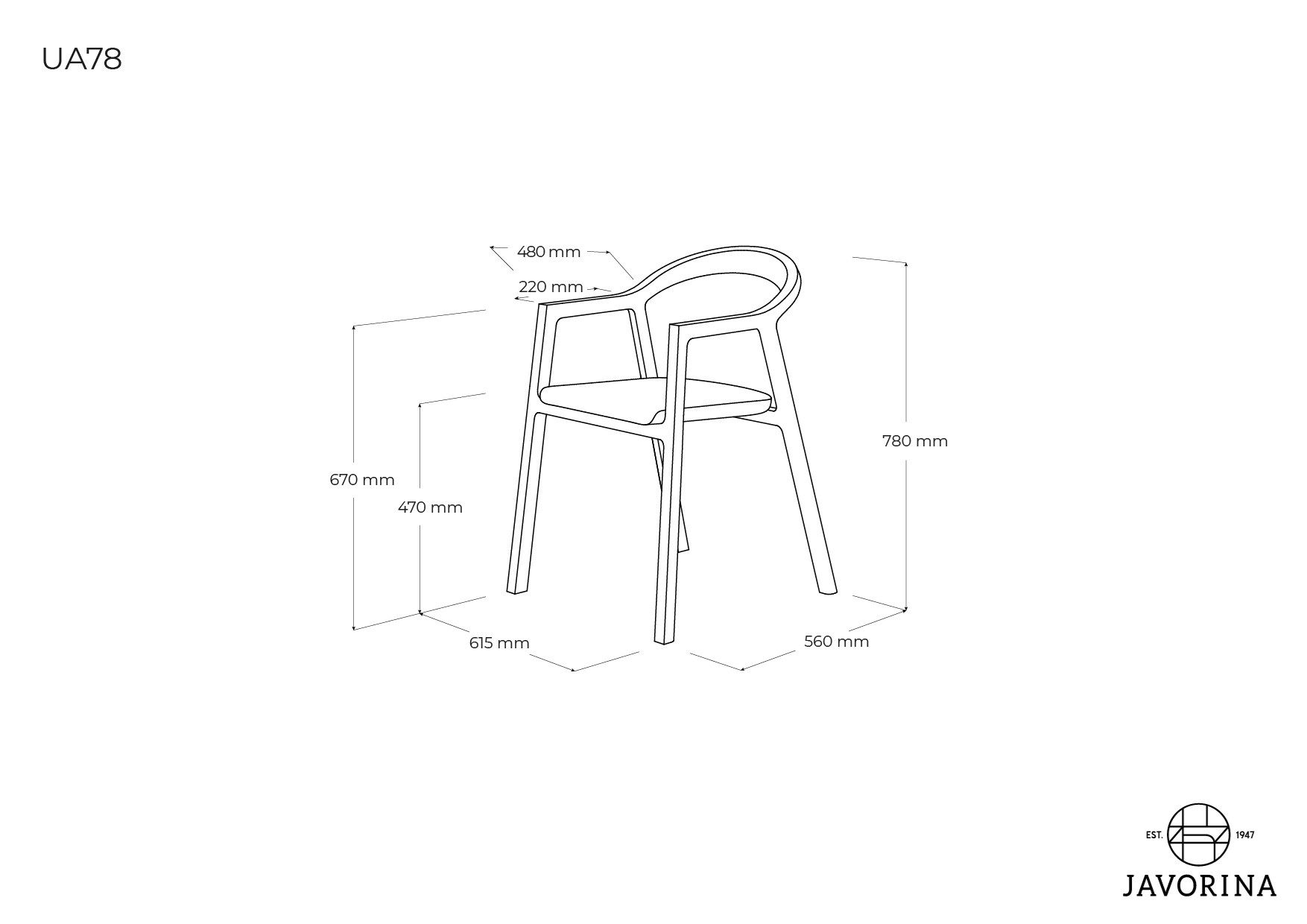 TUBA Chair By JAVORINA | design Vrtiška & Žák