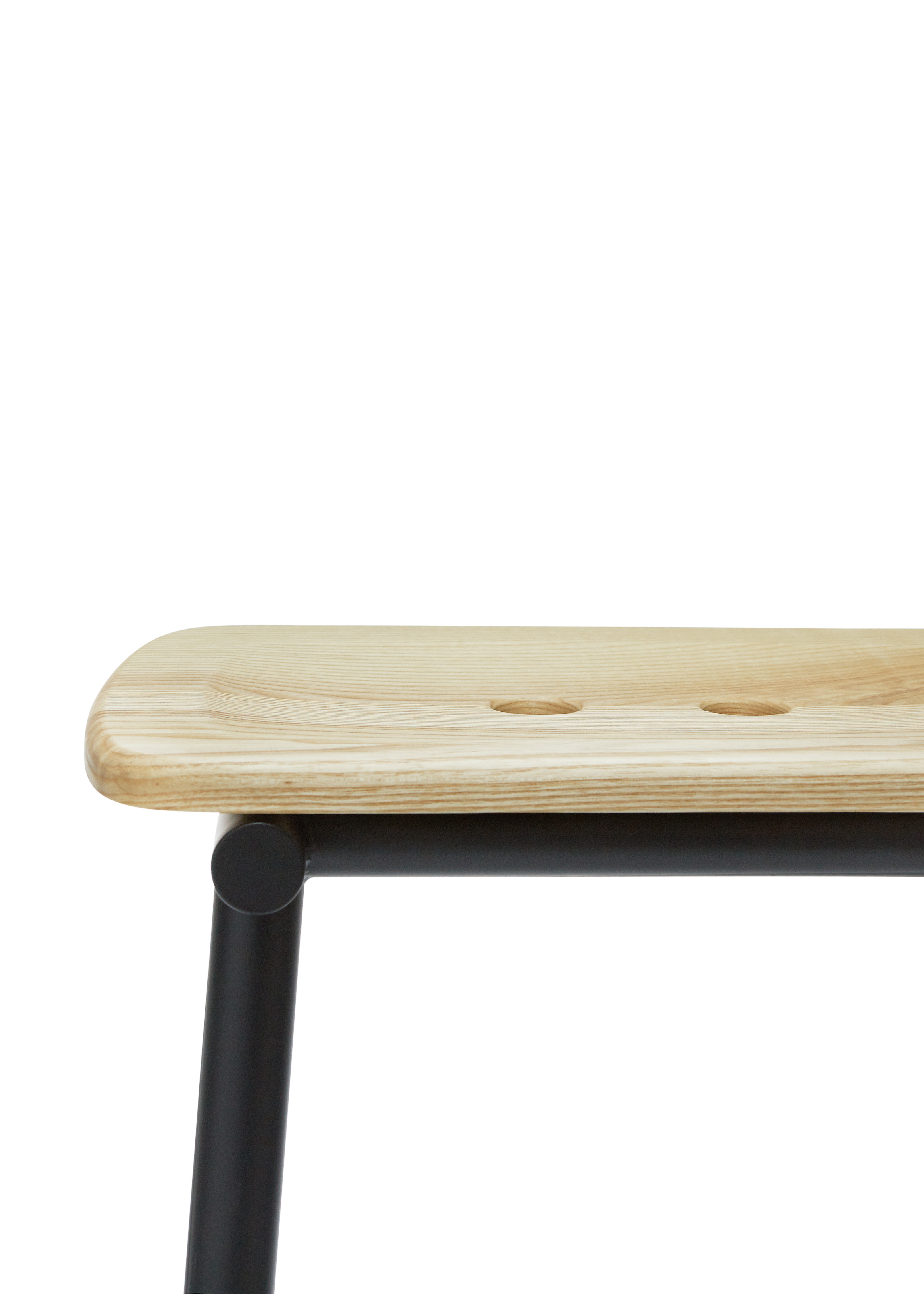 TUBBY TUBE Steel and wood stool By PLEASE WAIT to be SEATED | design ...