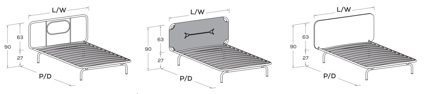 Kids single bed TUBE By Nidi