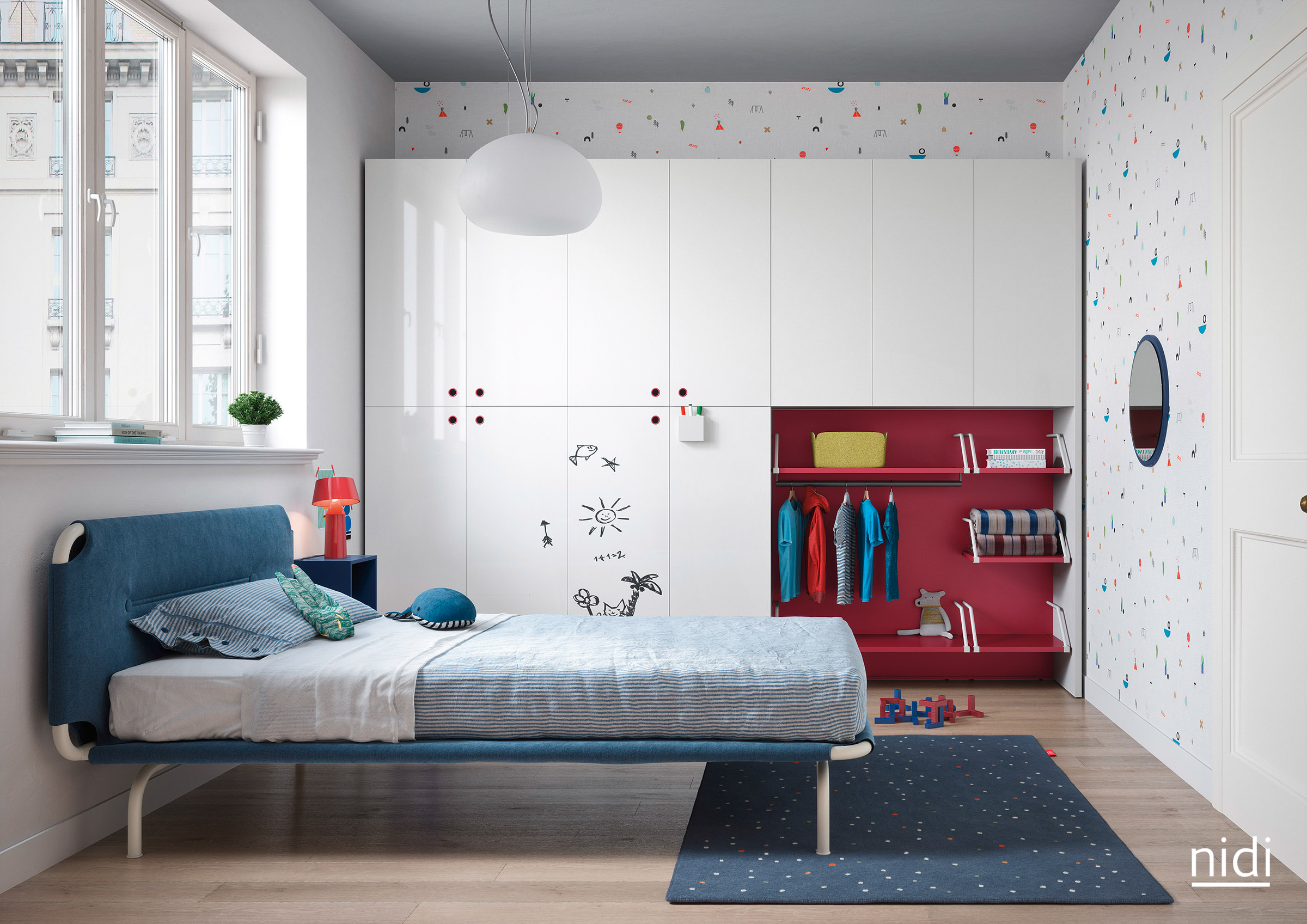 Kids single bed TUBE By Nidi