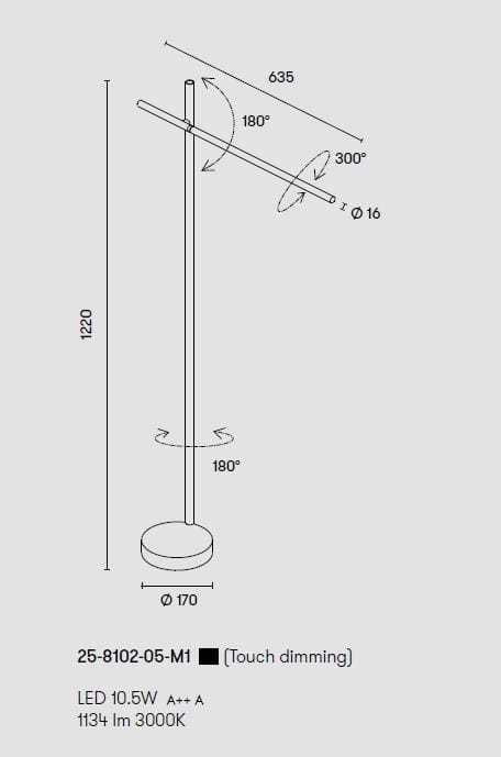 TUBS | Floor lamp Tubs Collection By Grok design Nahtrang design
