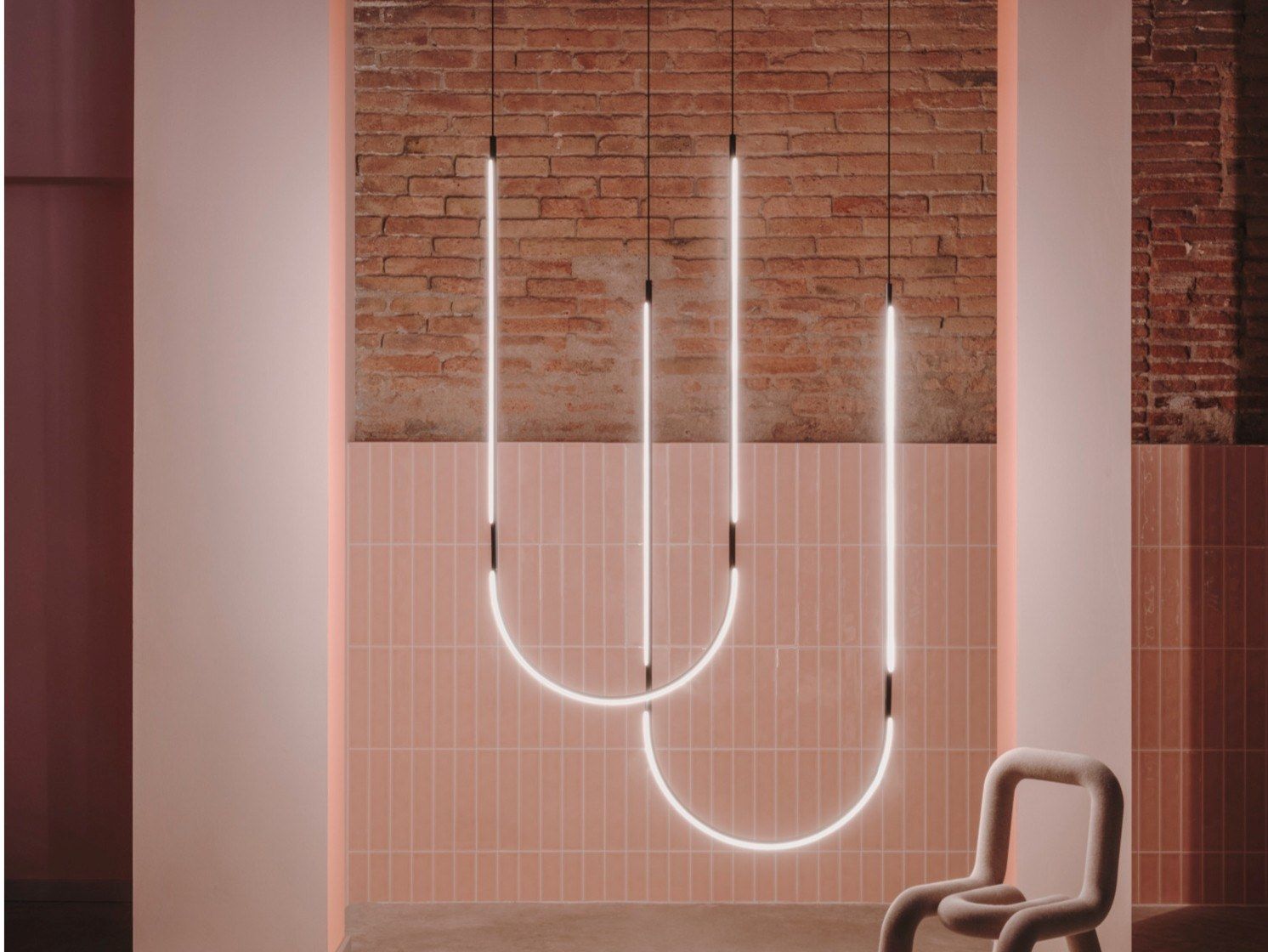 TUBS MODULAR LED aluminium pendant lamp By LedsC4 | design Nahtrang