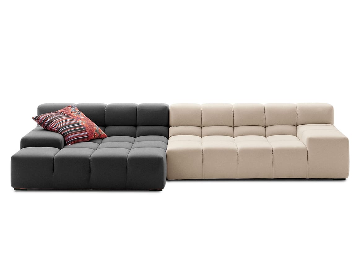 TUFTY TIME | Sofa with chaise longue By B&B Italia design Patricia Urquiola