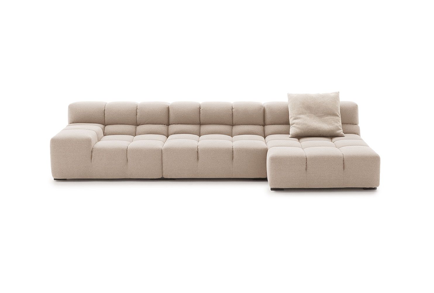 TUFTY TIME | Sofa with chaise longue By B&B Italia design Patricia Urquiola