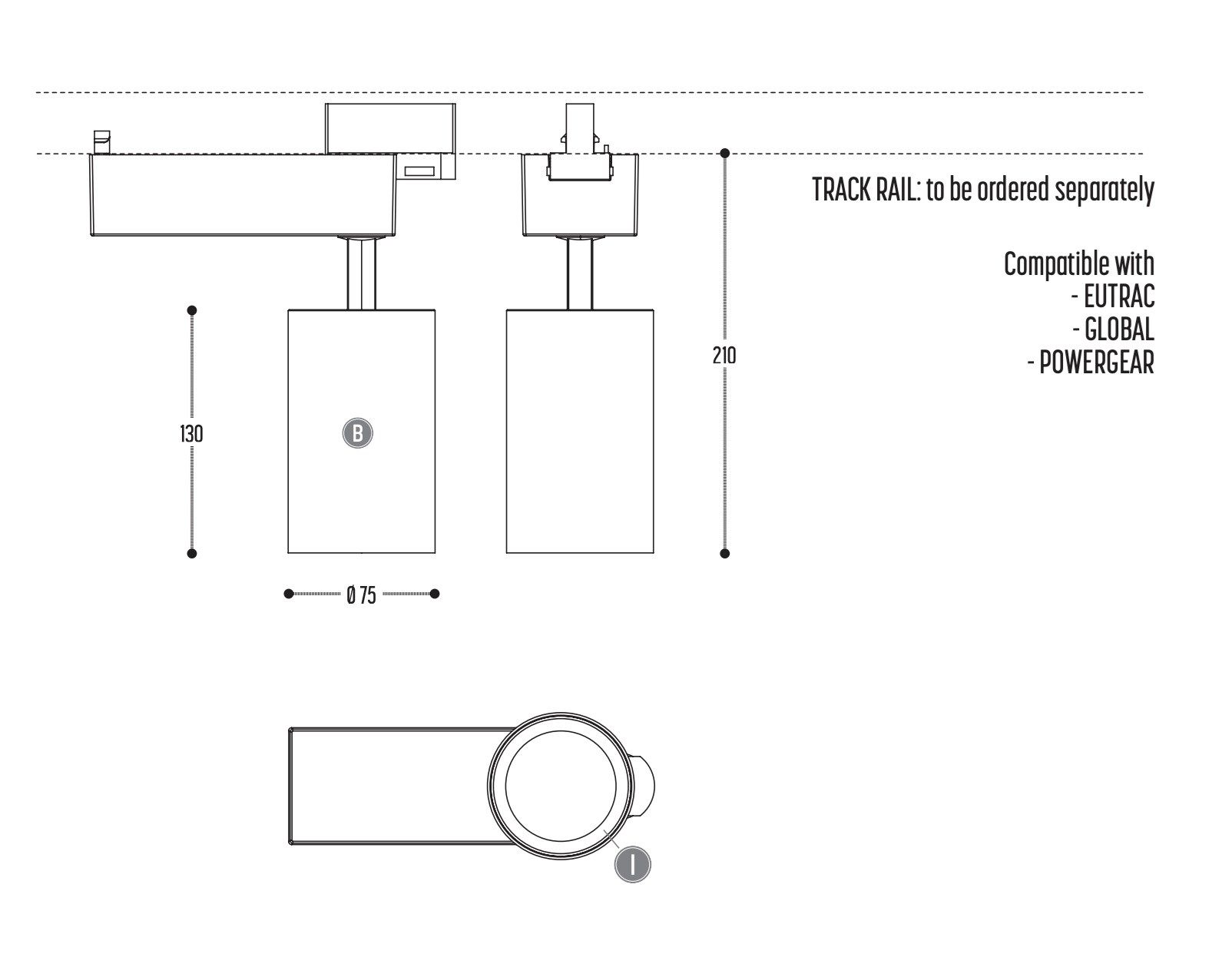 TUKI | Track-Light Tuki Collection By Dark