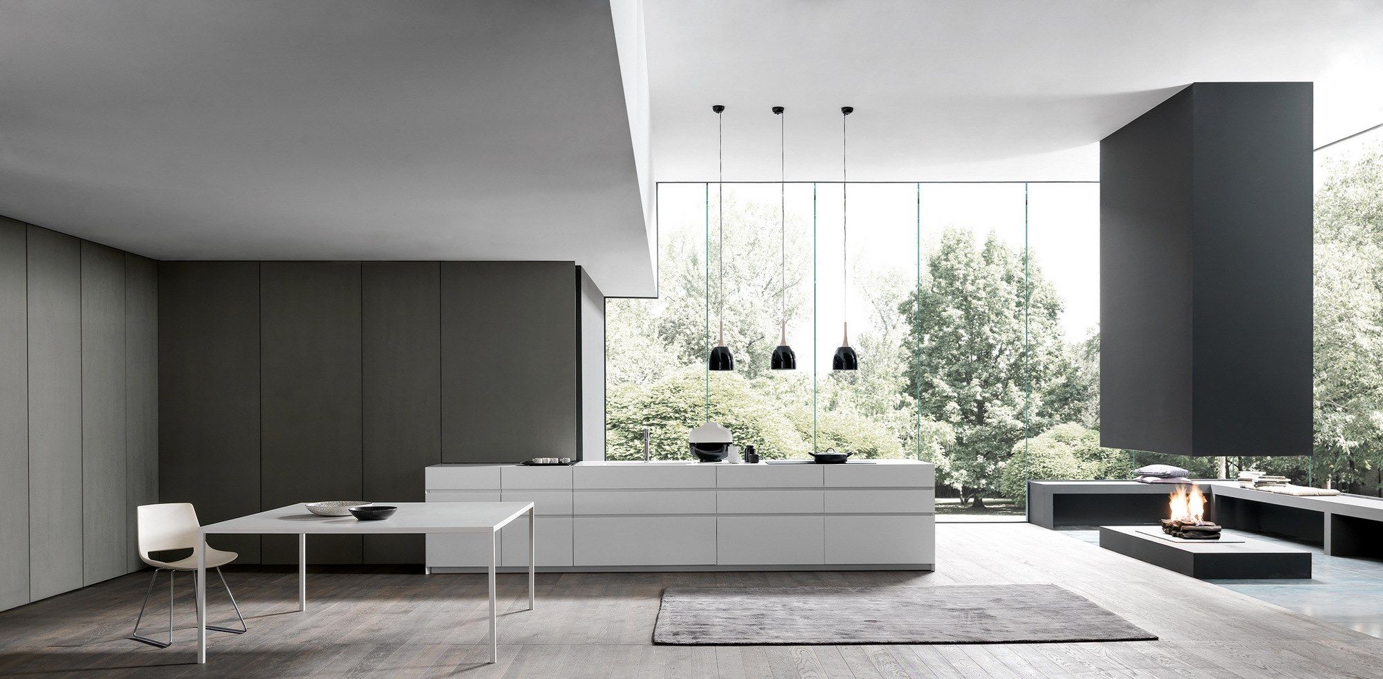 TWENTY Tavolo da pranzo quadrato in legno By MODULNOVA | design Carlo ...