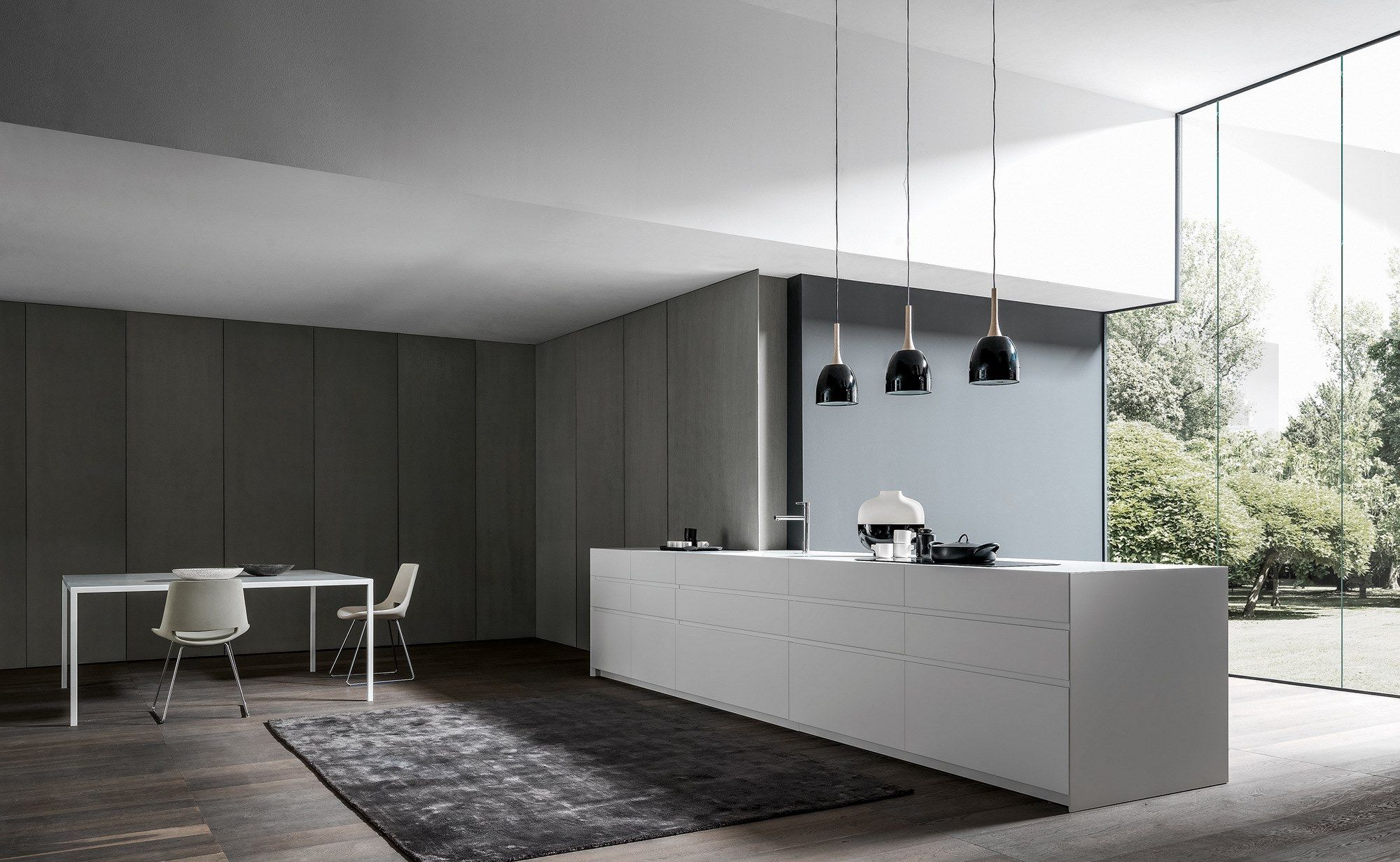 TWENTY Tavolo da pranzo quadrato in legno By MODULNOVA | design Carlo ...