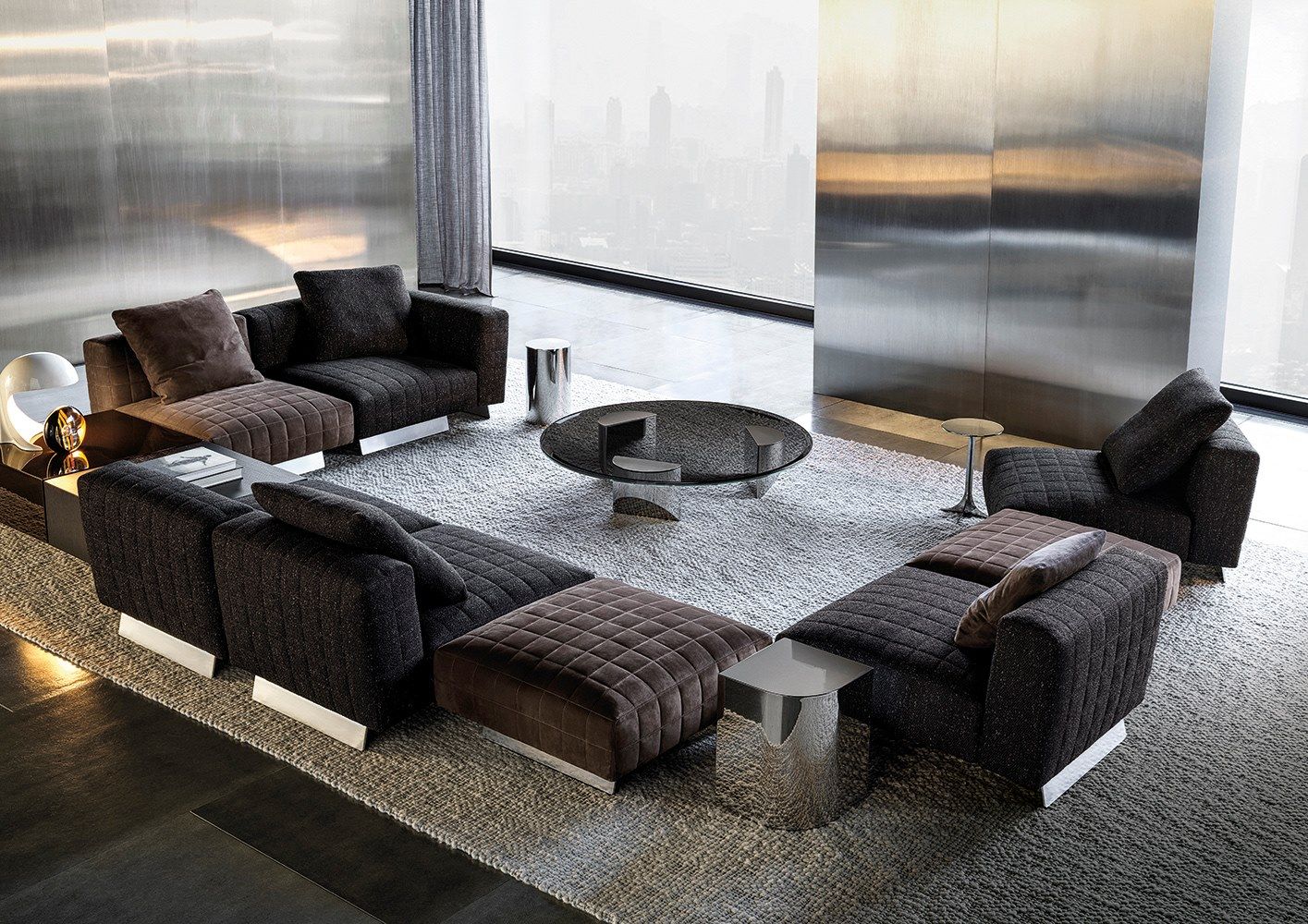 TWIGGY Modular sofa By Minotti | design Rodolfo Dordoni