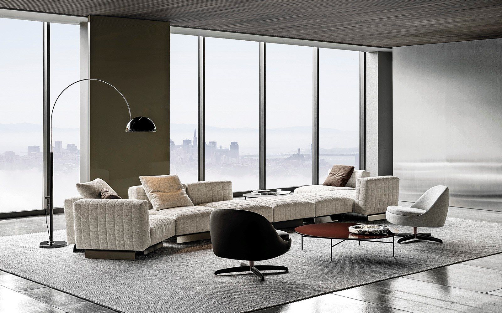 TWIGGY Modular sofa By Minotti | design Rodolfo Dordoni