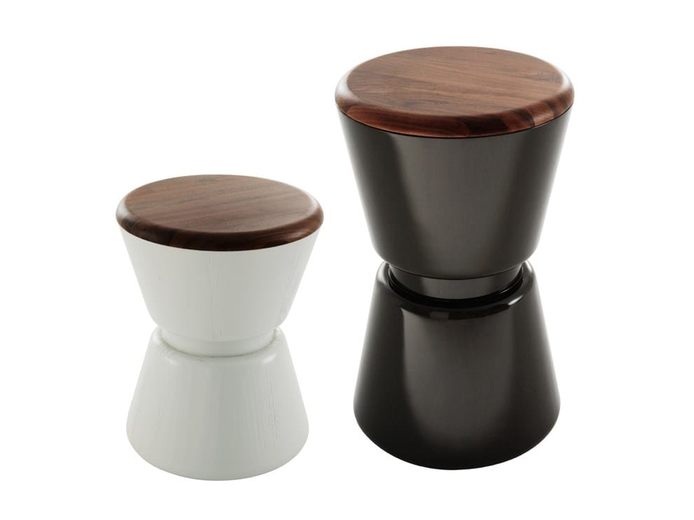 Glass-fibre stool TWIN By HC28 Cosmo