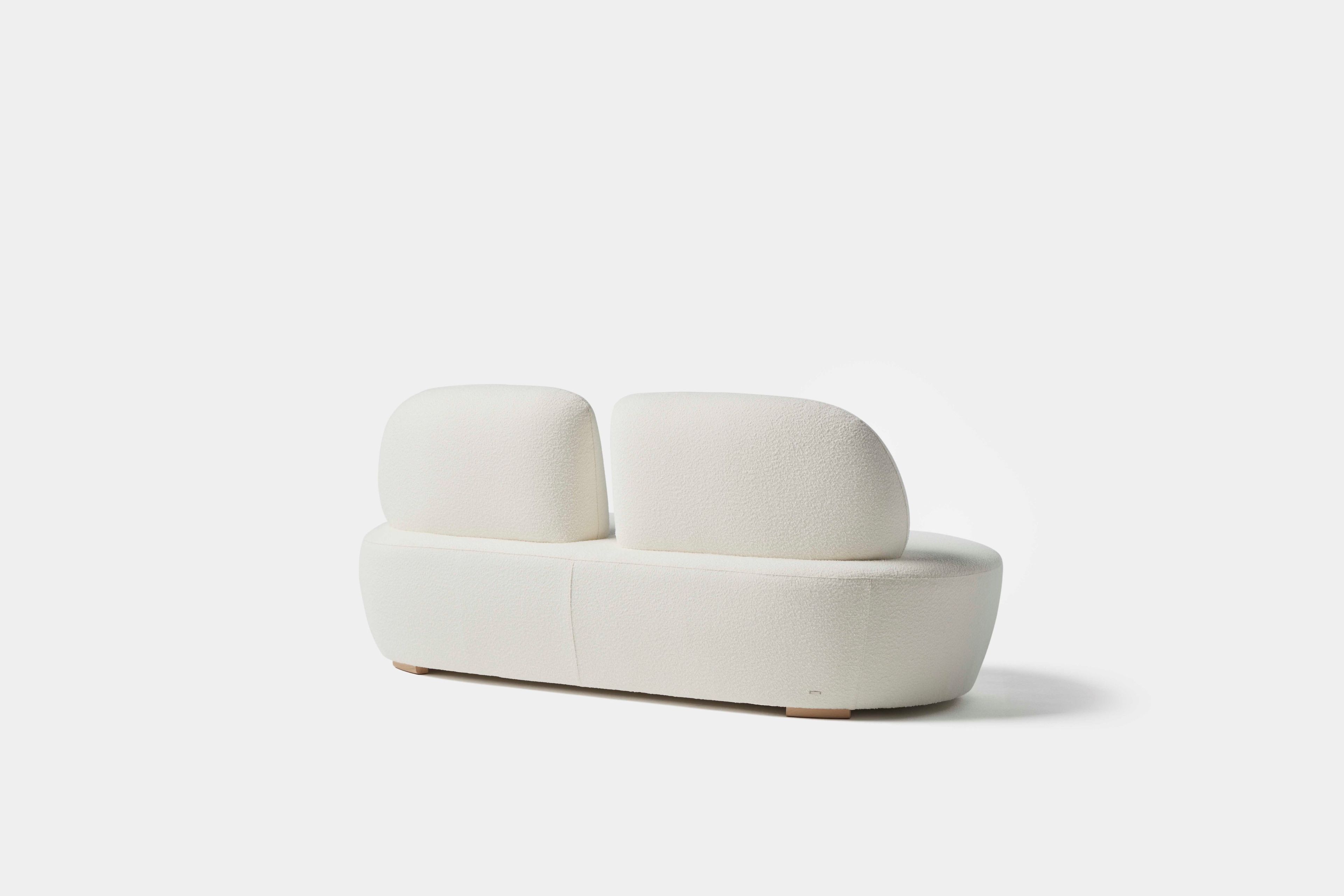 TWIN MOON 2 seater fabric sofa By Missana | design Pepe Albargues