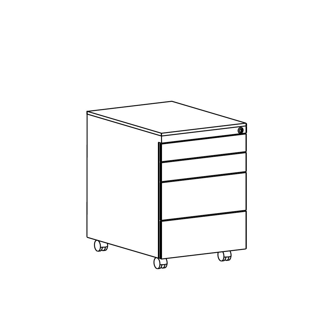 TYPE B | Office drawer unit Type B Collection By Levira International